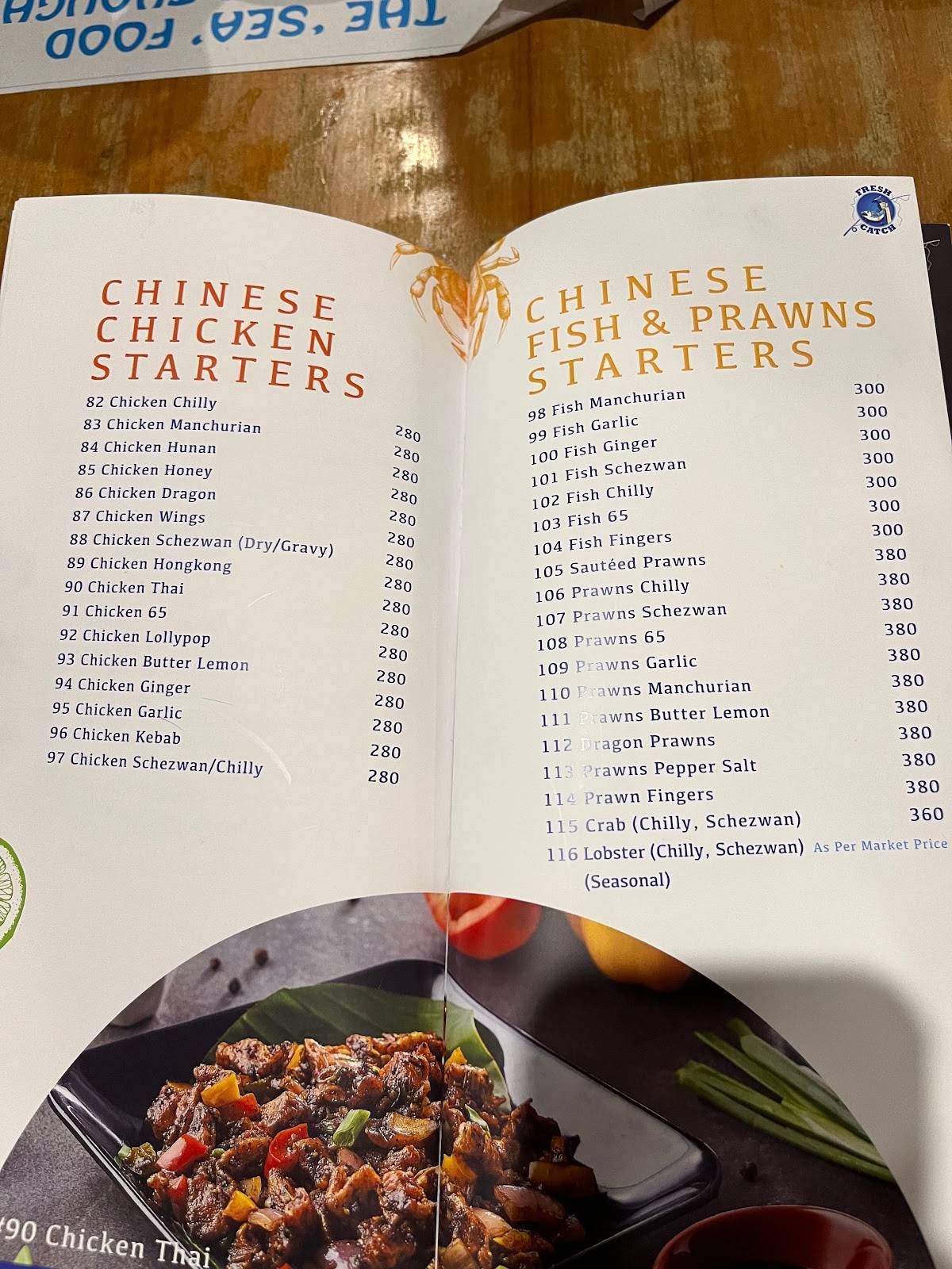 Menu at Fresh Catch Seafood Restaurant, Mysuru, /3