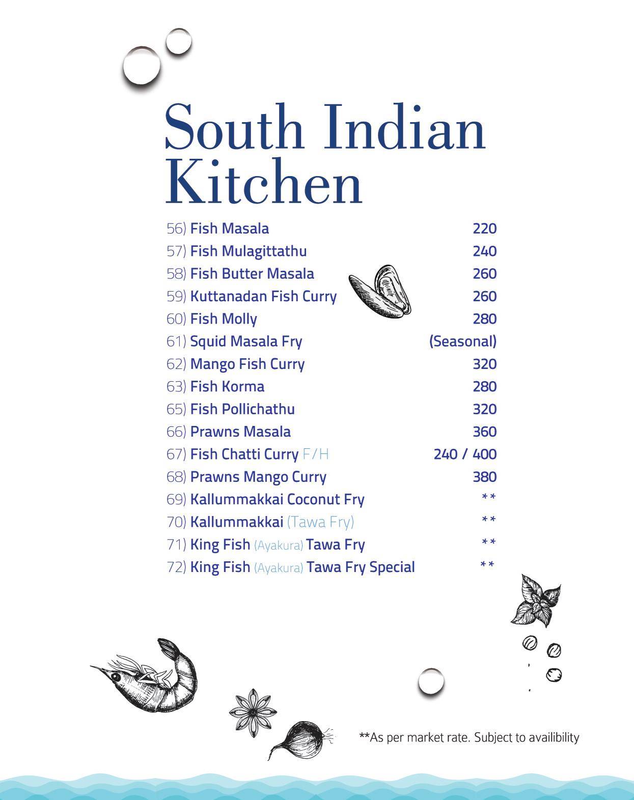 Menu at Fresh Catch Seafood Restaurant, Mysuru, /3