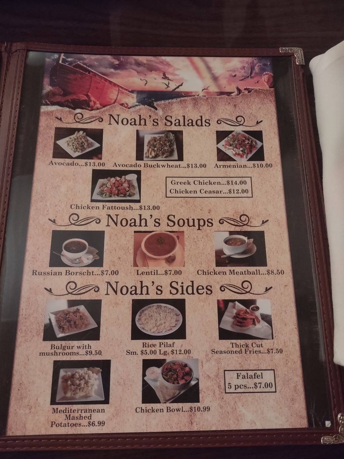 Menu at Noah's Ark Restaurant & Bakery, Fresno