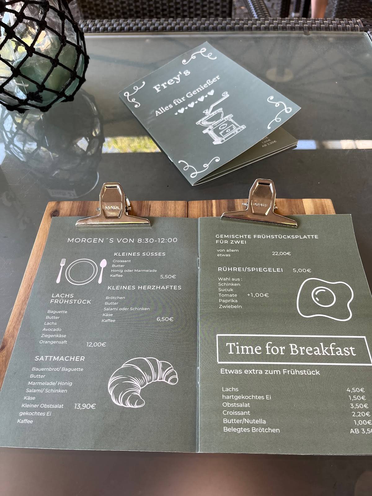Speisekarte von Freys Café & Brunch, Weil am Rhein