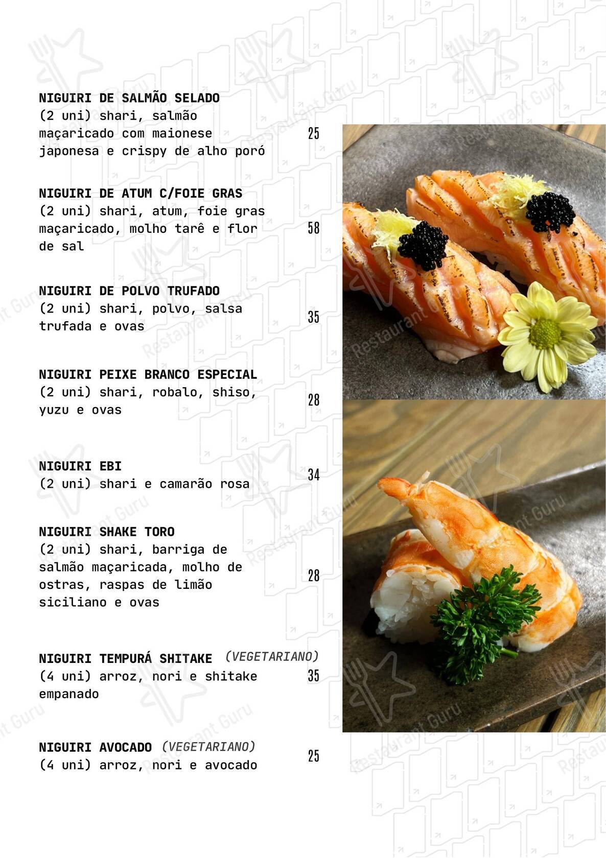 Menu em Fun'iki Sushi + Rooftop restaurante, Curitiba