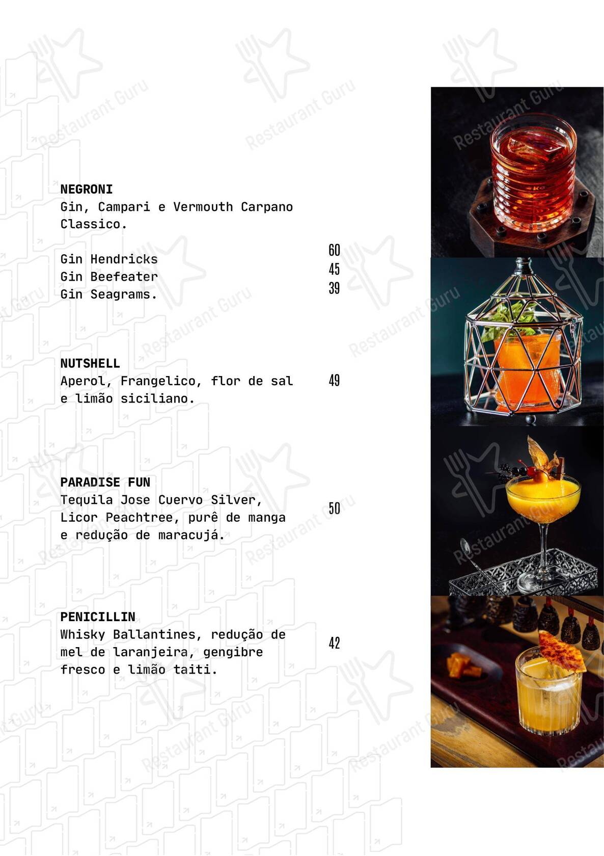 Menu em Fun'iki Sushi + Rooftop restaurante, Curitiba