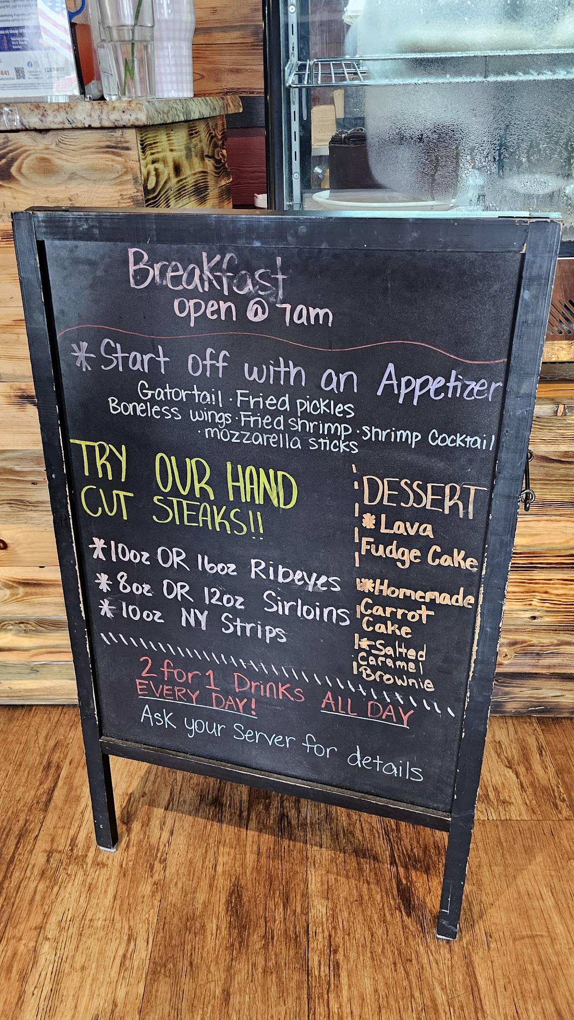 Menu at GC Grill House by Golden Corral restaurant, Lake Placid