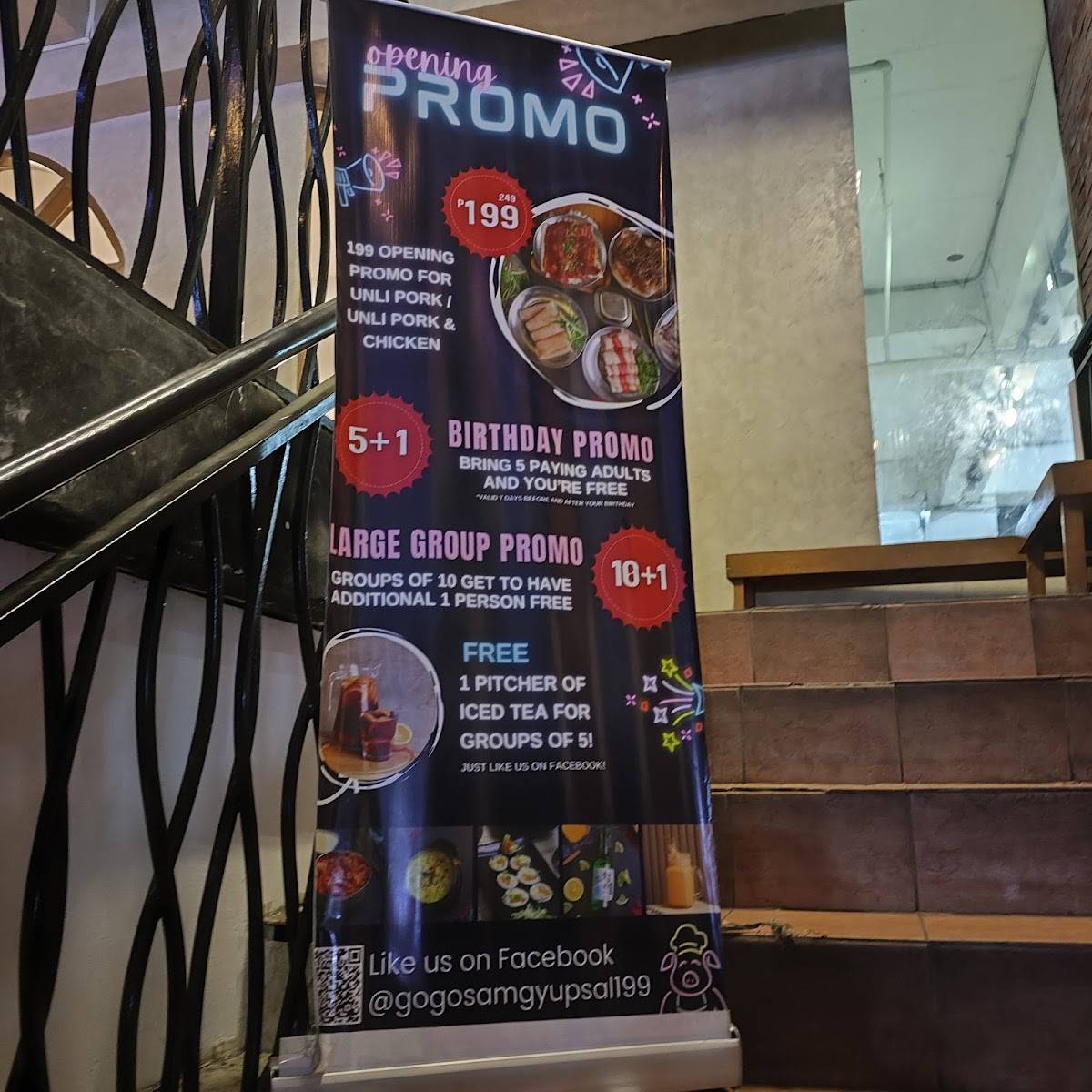 Menu at GOGO Samgyupsal 199 - Moonwalk branch restaurant, Parañaque