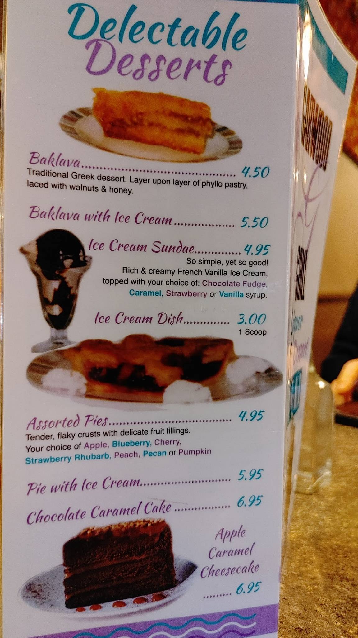 Menu at Garwood Grill pizzeria, Winnipeg