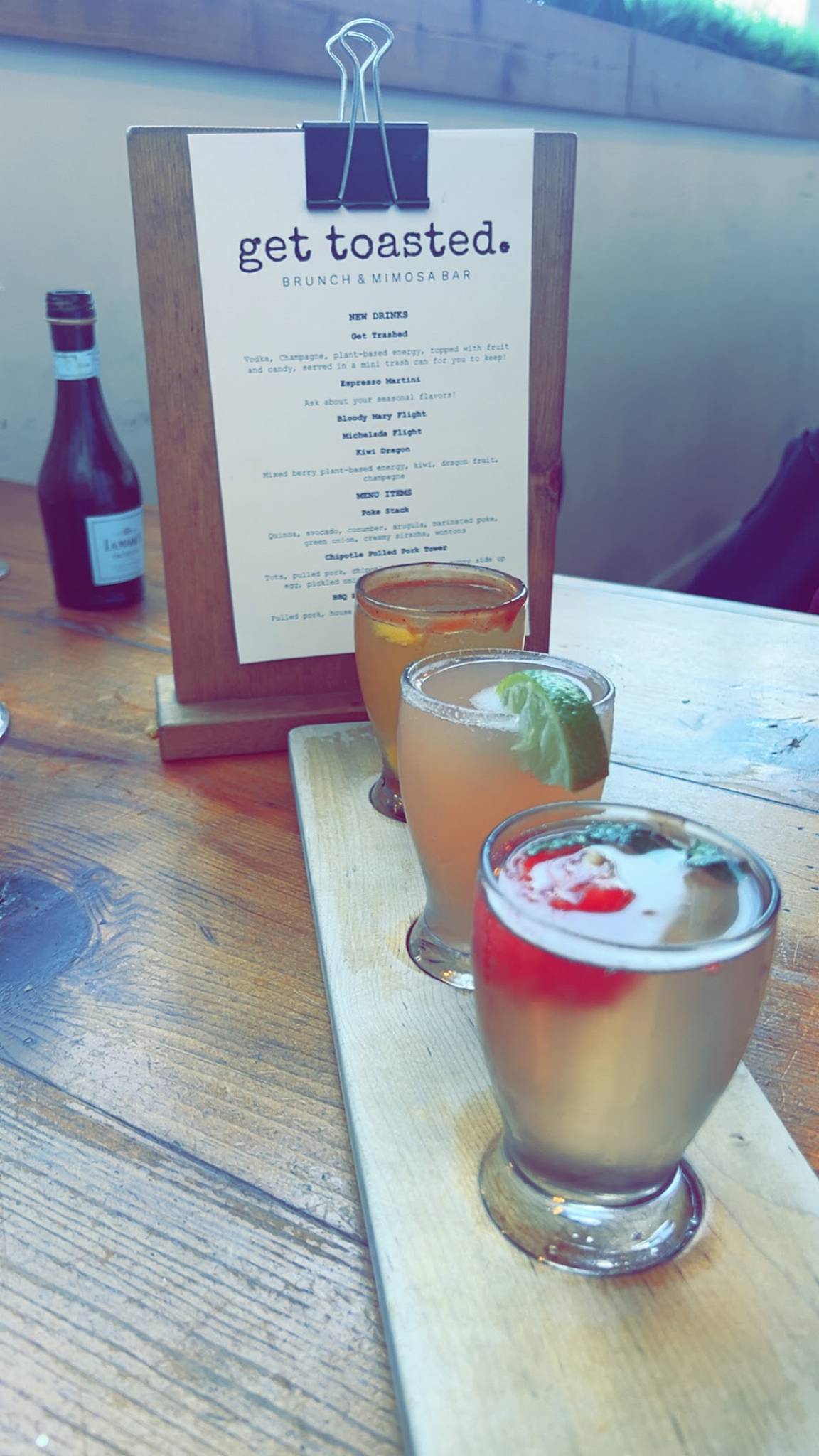 Menu at Get Toasted restaurant, Riverbank
