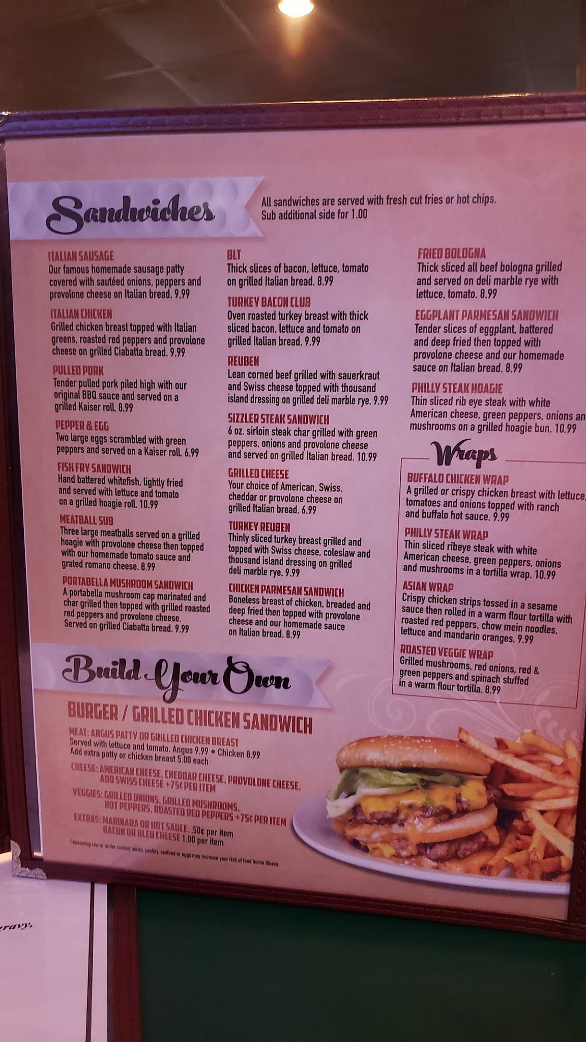 Menu at Amen Corner pub & bar, Girard, 20 W Main St SE