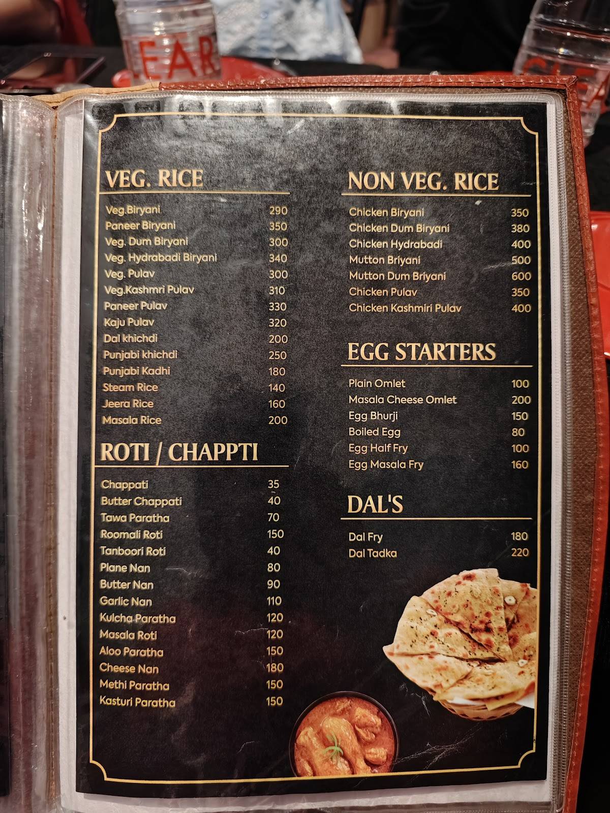 Menu at Golden Owl Bar & Restro, Daman