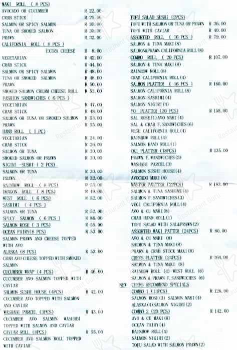 Menu at Good Flavor Chinese Restaurant Nina Park Nina Park, Akasia, 235 ...
