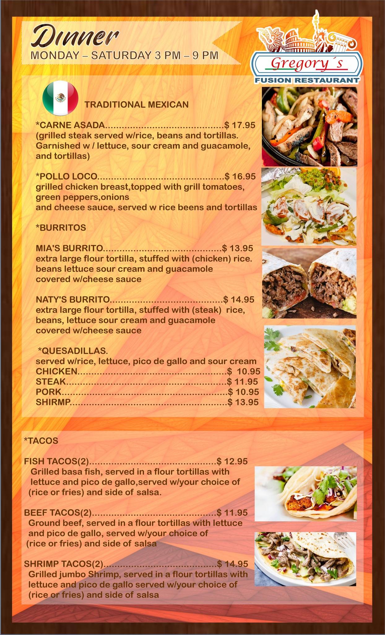 Menu at Old Cuban Restaurant & Bar, Cape Coral