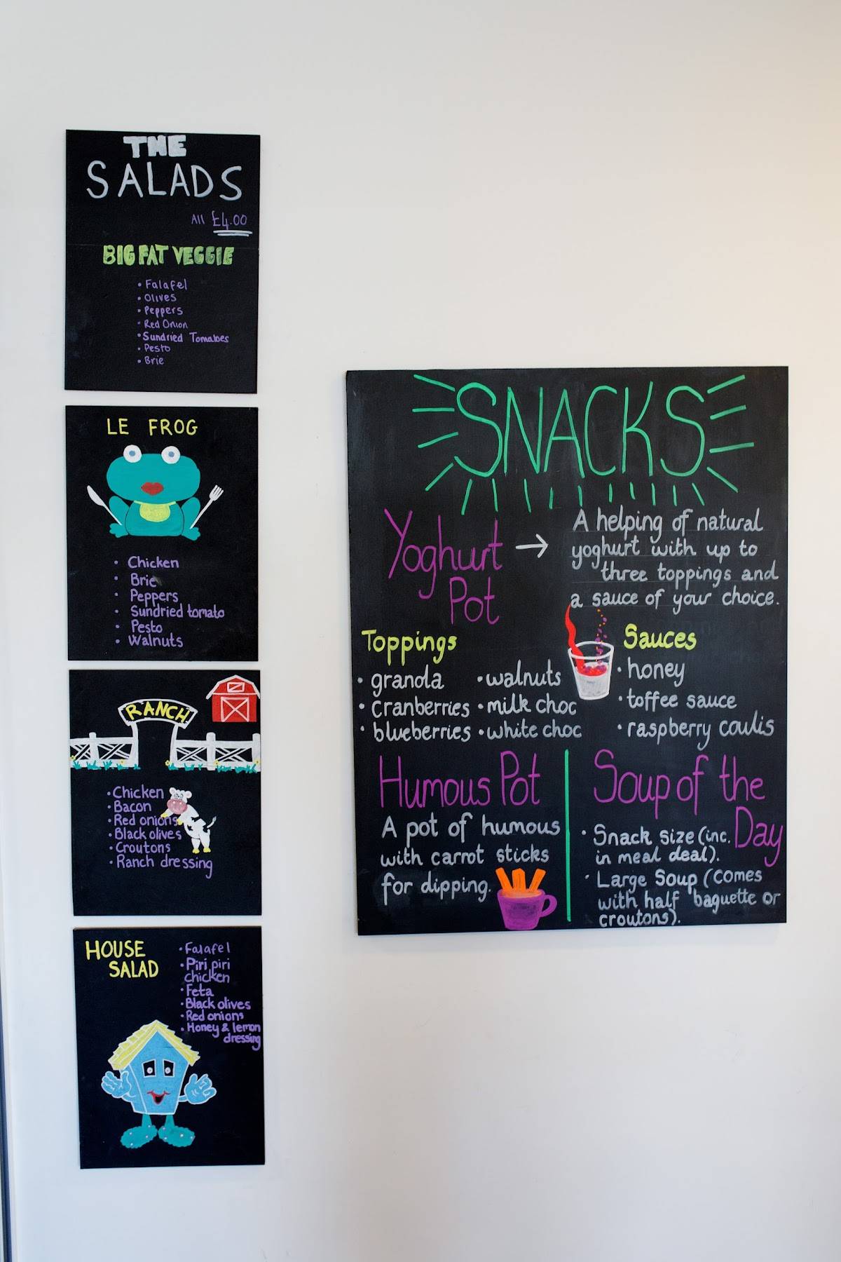 Menu at Grub Fresh Food cafe, Aberdeen, The Hub
