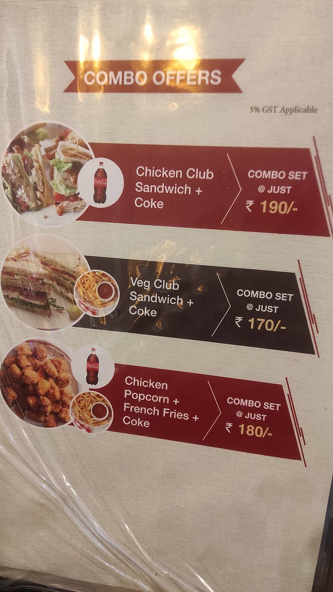 Menu at Ice Magic, Guntur, arundelpet
