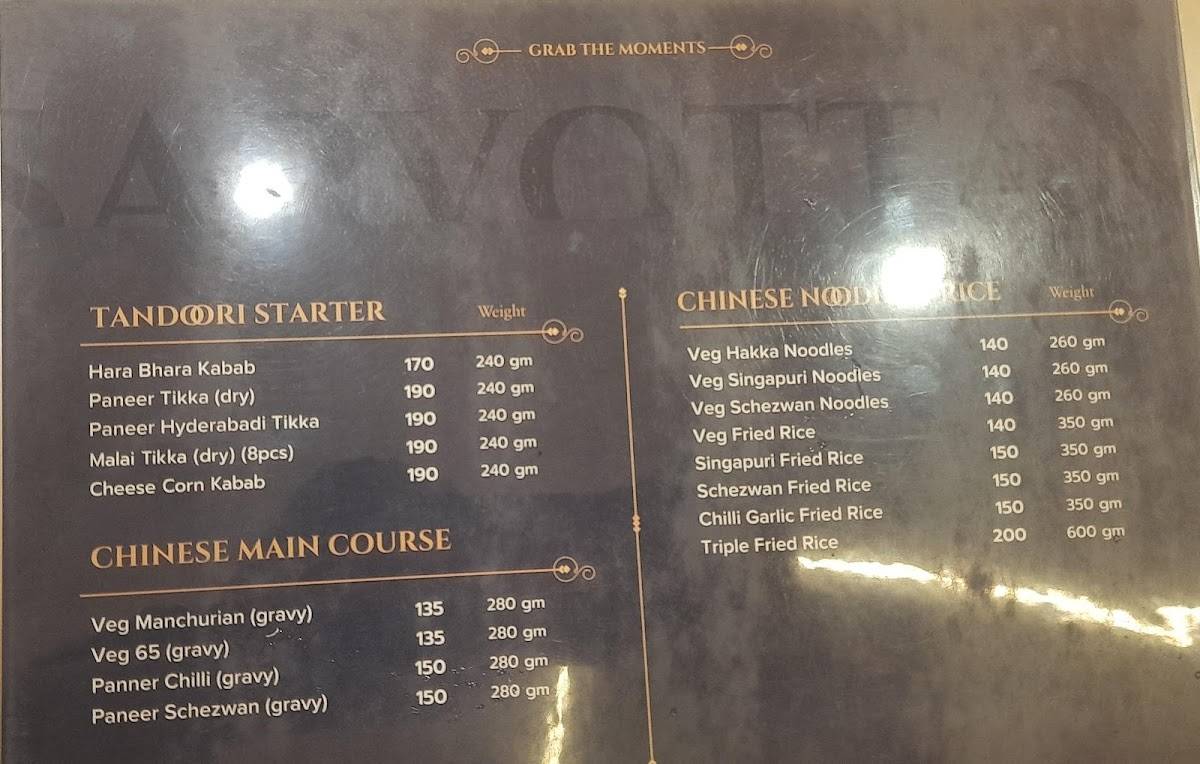 Menu at HOTEL SARVOTTAM, Vapi
