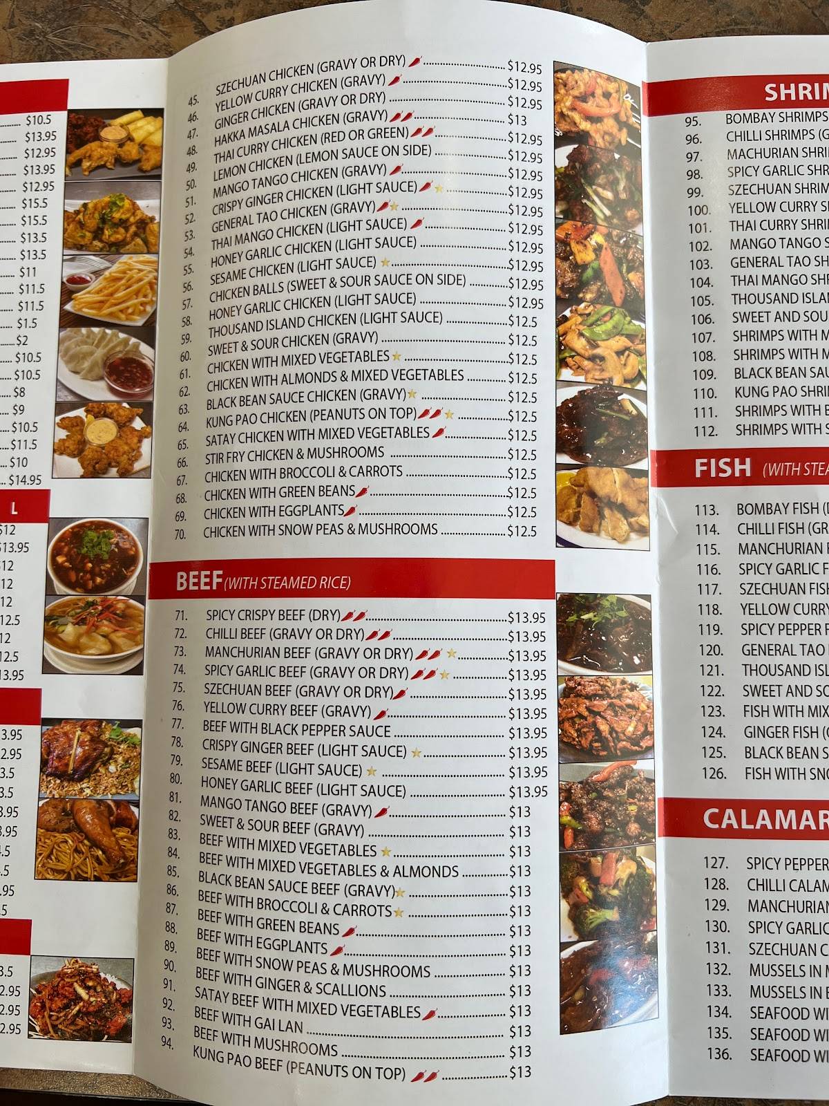 Menu at Hakka No. 1 Cuisine restaurant, Toronto, Keele St