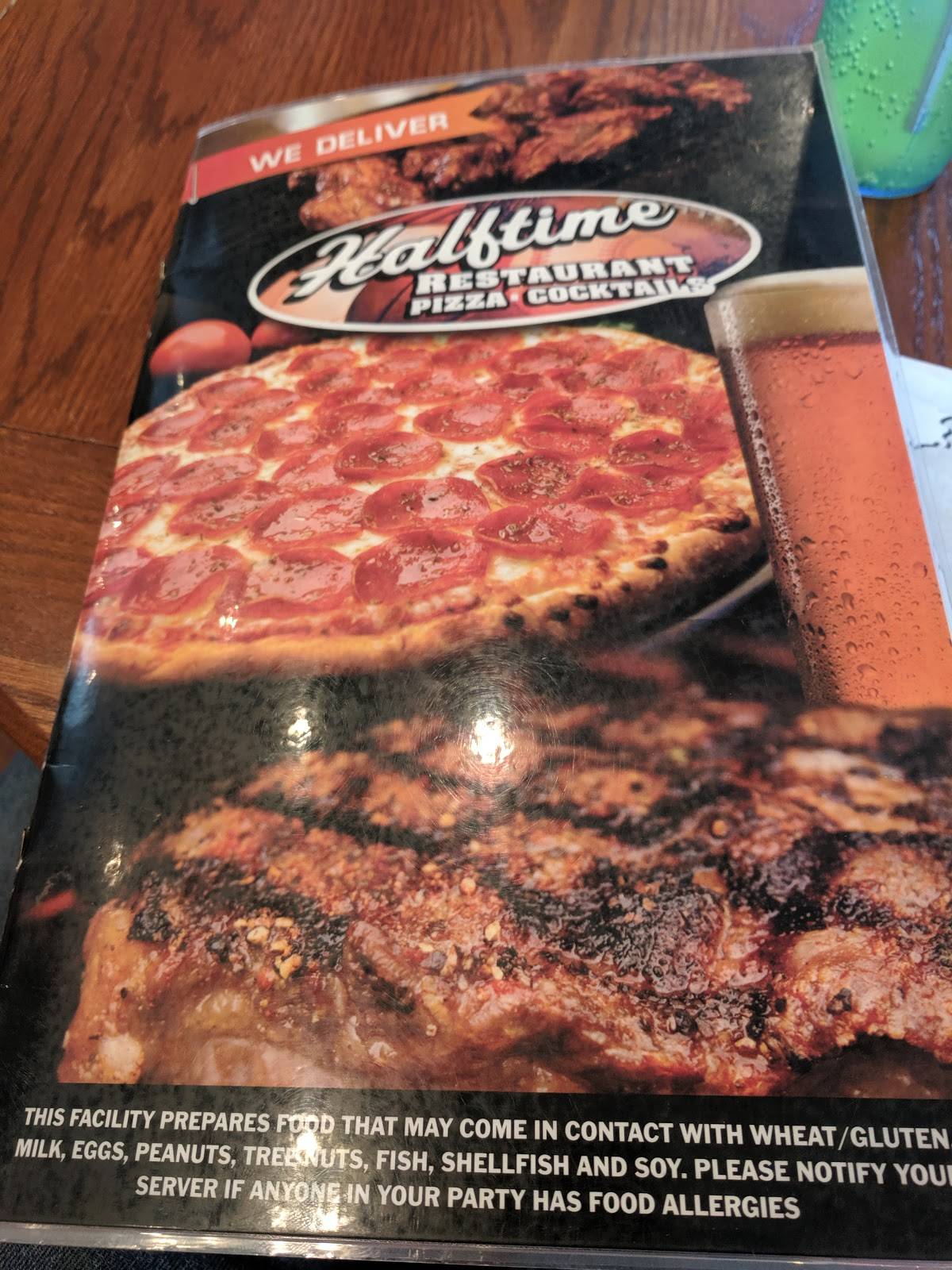 Menu at Halftime Restaurant Pizza and Cocktails, Ottawa