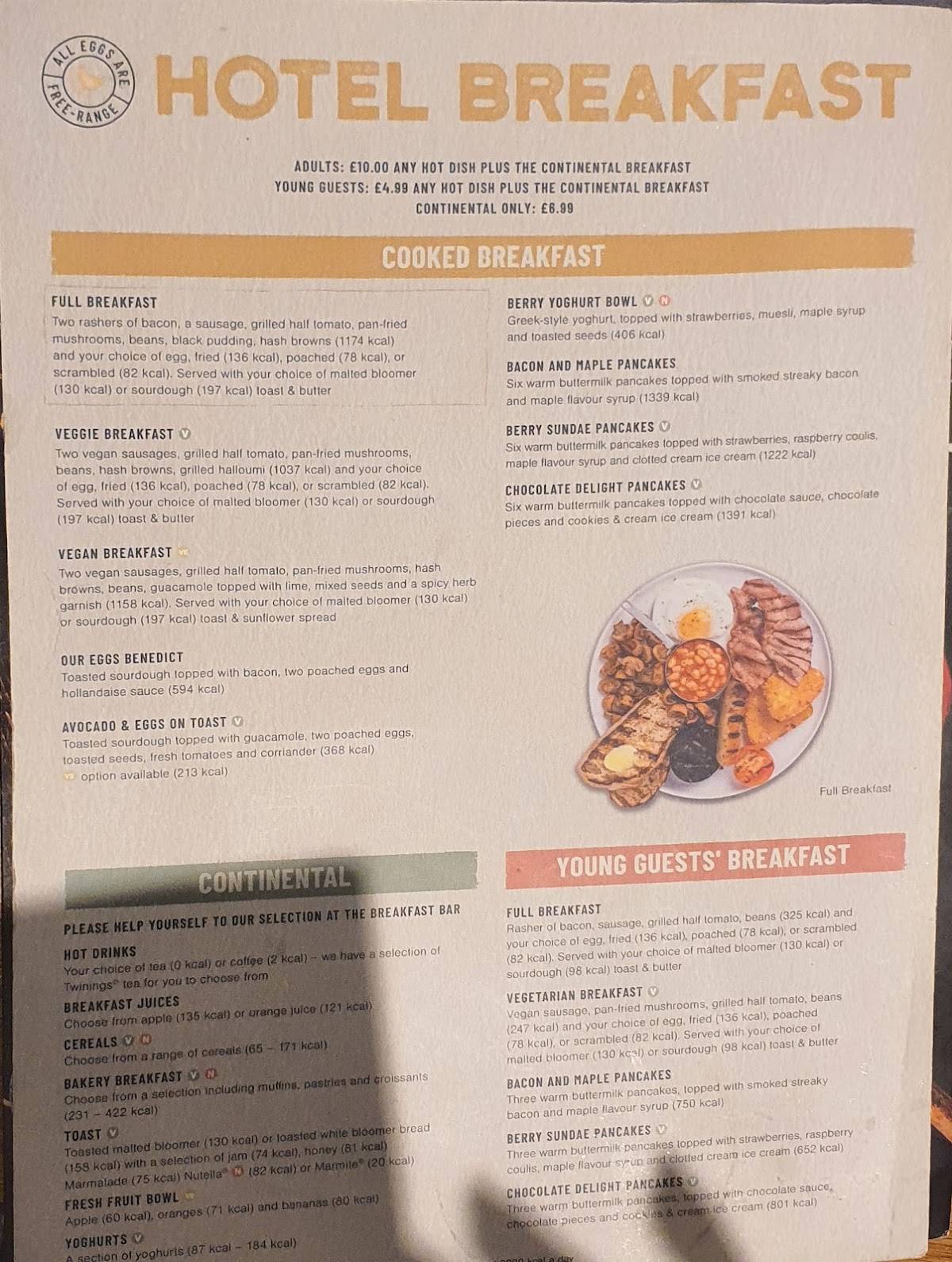 Menu at Hartwood Hall pub & bar, Chorley