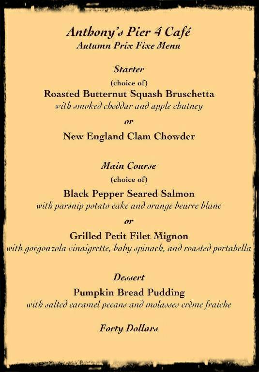 Menu at Hawthorne By-The-Sea pub & bar, Swampscott