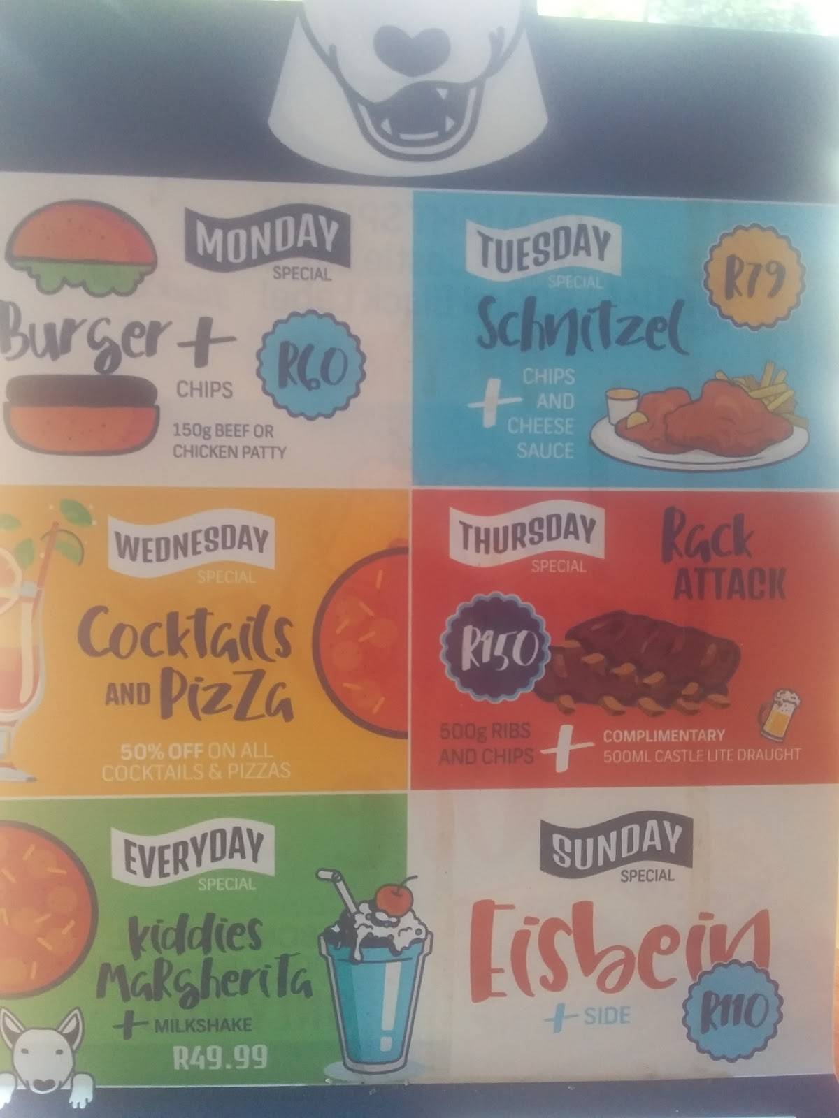 Menu at Hennie's Rustenburg Restaurant, Rustenburg