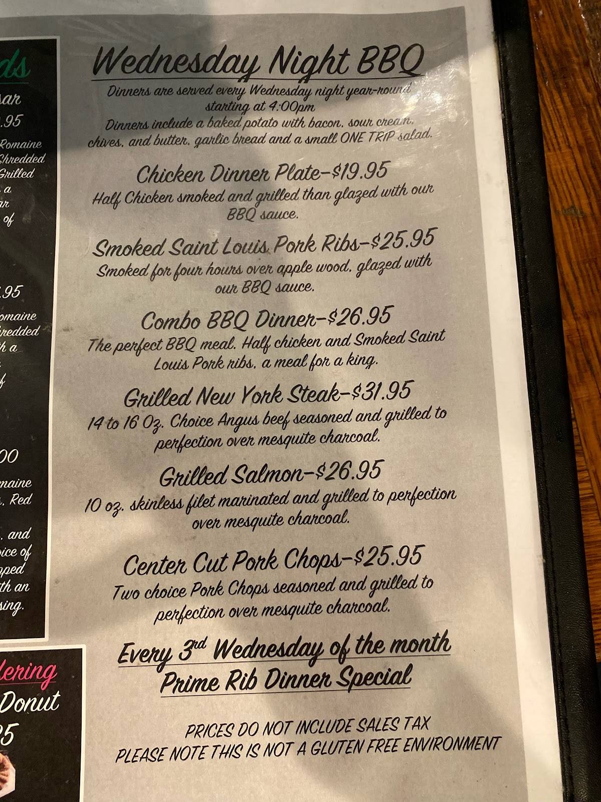 Menu at High Five Pizza BBQ, San Jose, 171 Branham Ln