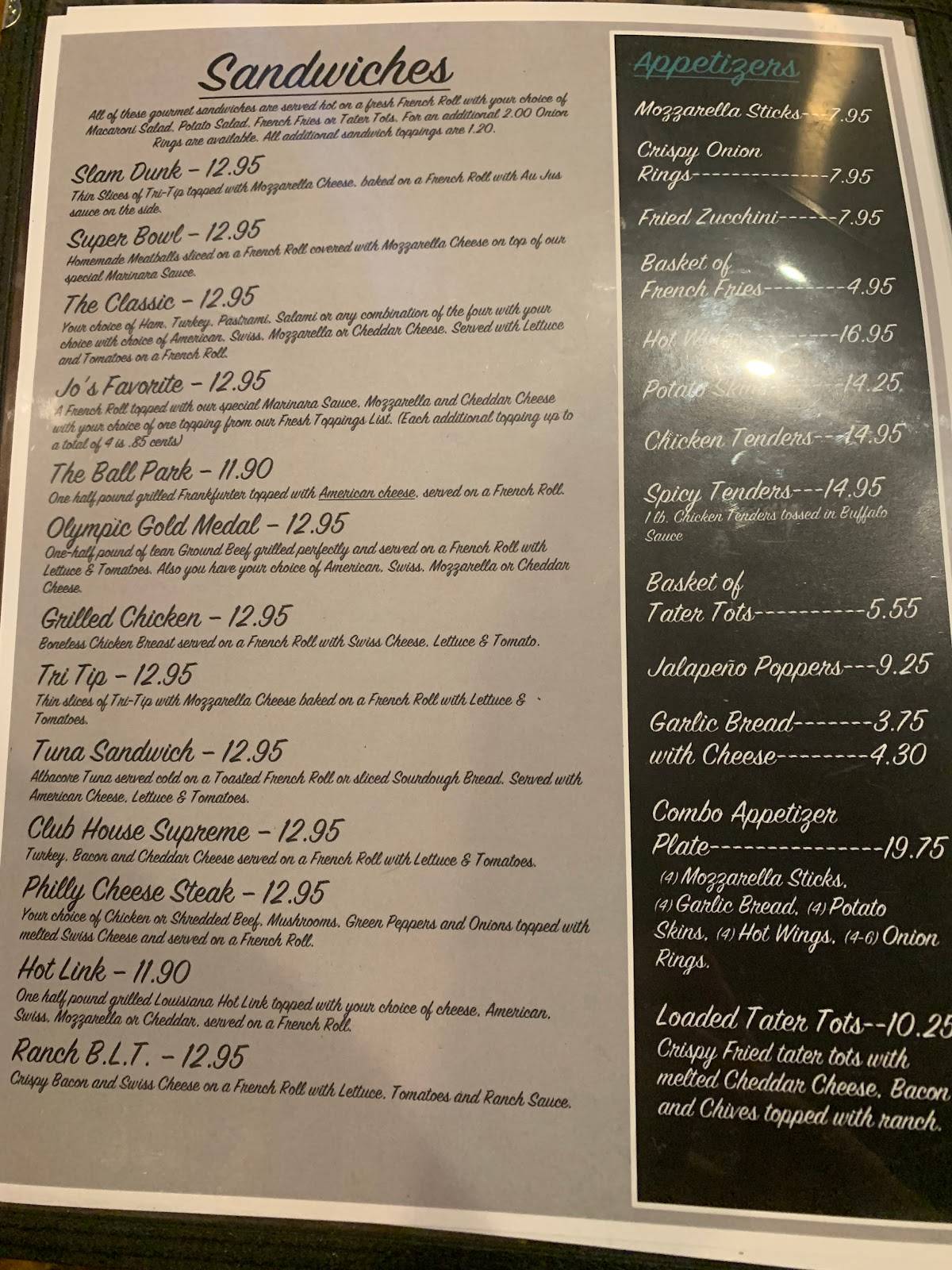 Menu at High Five Pizza BBQ, San Jose, 171 Branham Ln