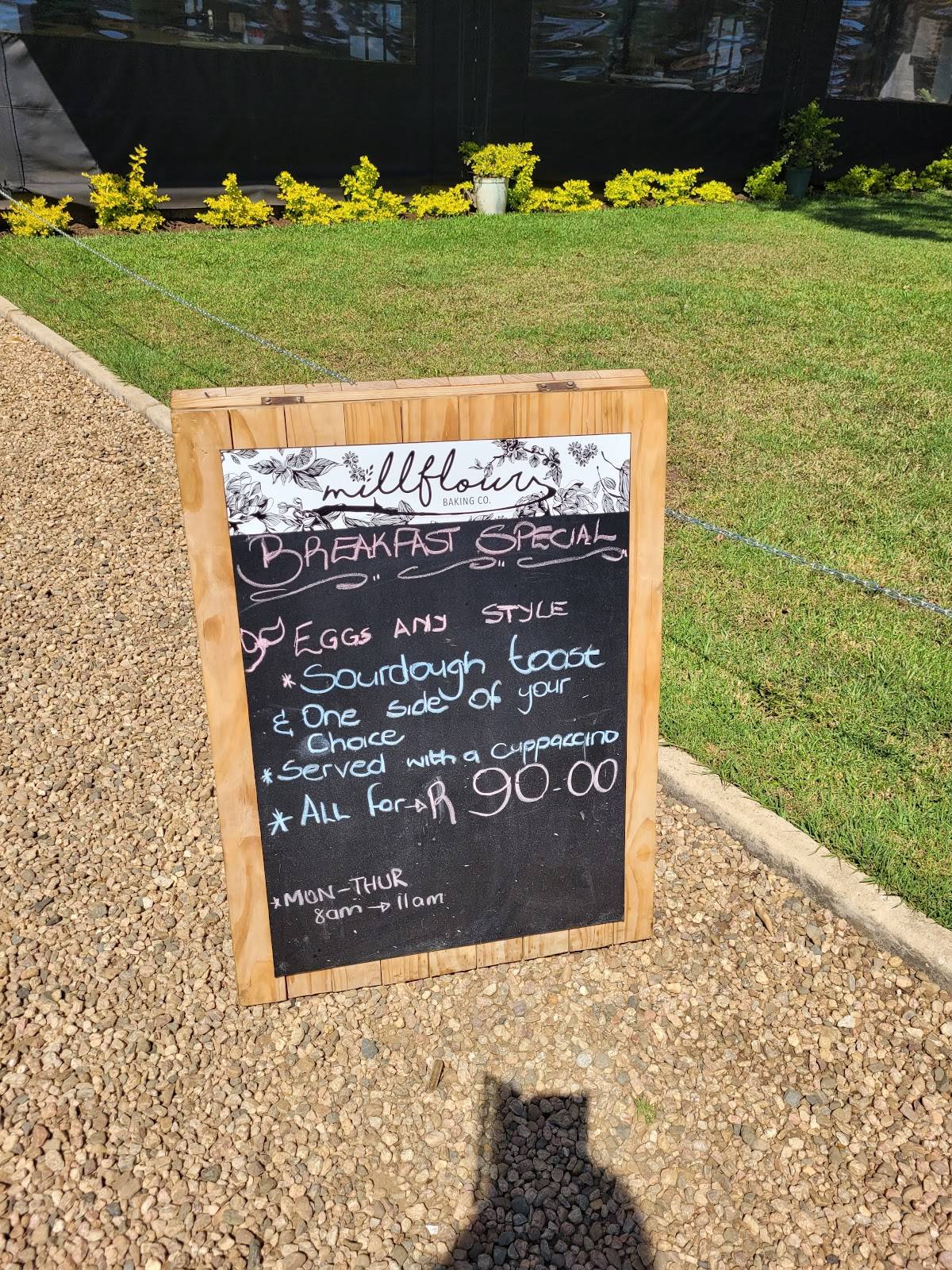 Menu at Millflour Cafe, Hillcrest
