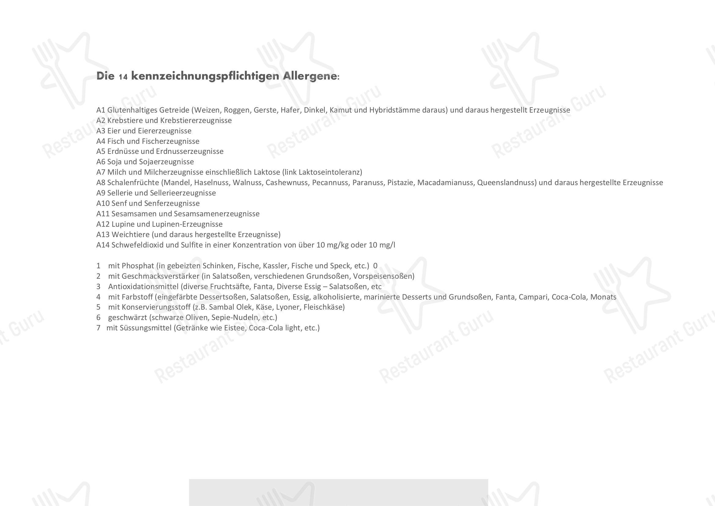 Speisekarte von Hirschen Lienheim restaurant, Waldshut-Tiengen ...