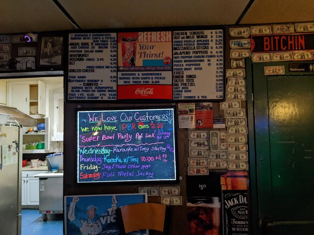Menu at Hitching Post Inn pub & bar, Louisville