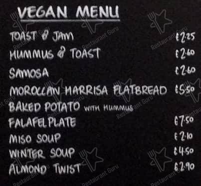 Menu at Hollyhock Cafe, Richmond, 136 Petersham Road