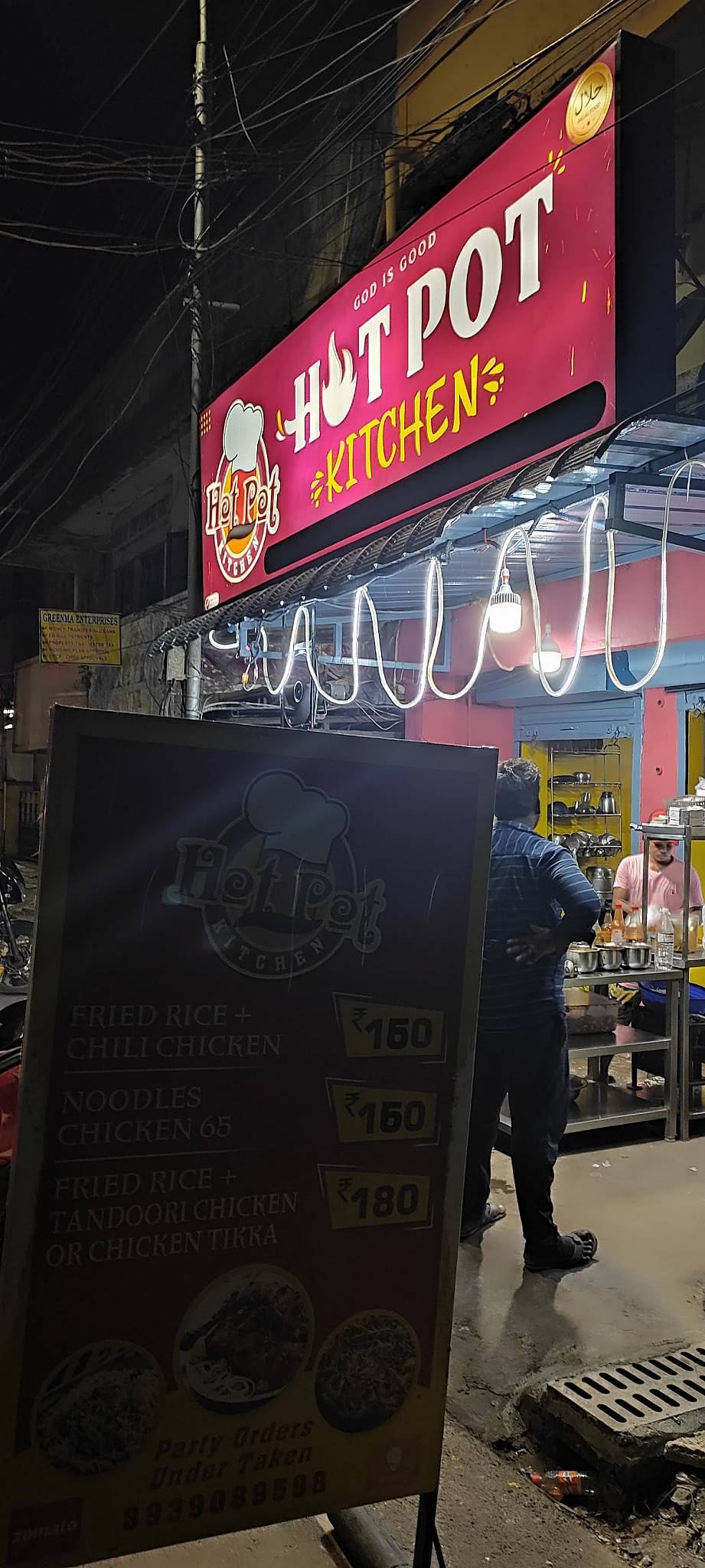 Menu at Hot pot kitchen, Chennai