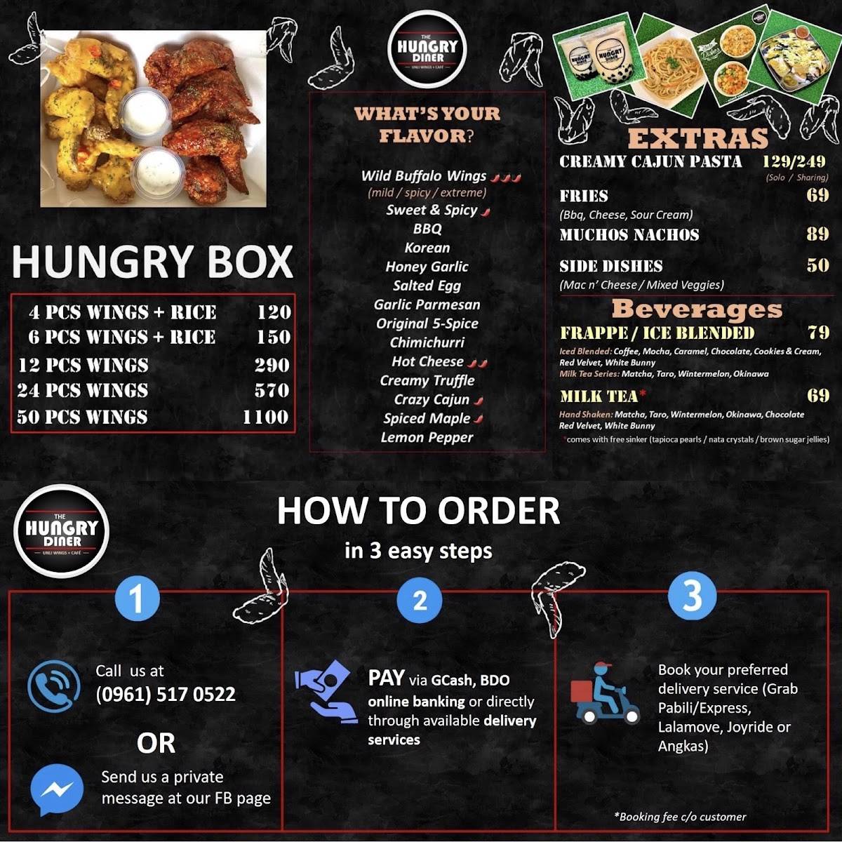 Carta del restaurante Hungry Diner PH, Ciudad Quezon