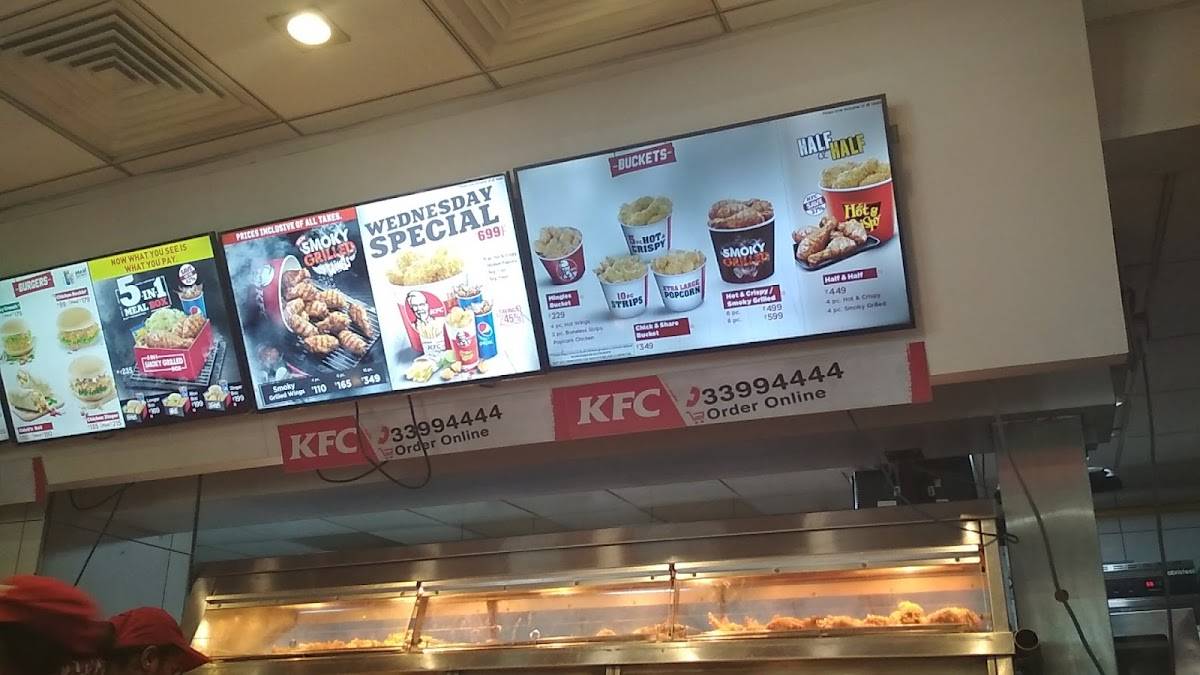 Menu at KFC, Hyderabad, Sy No 3/6/552/558