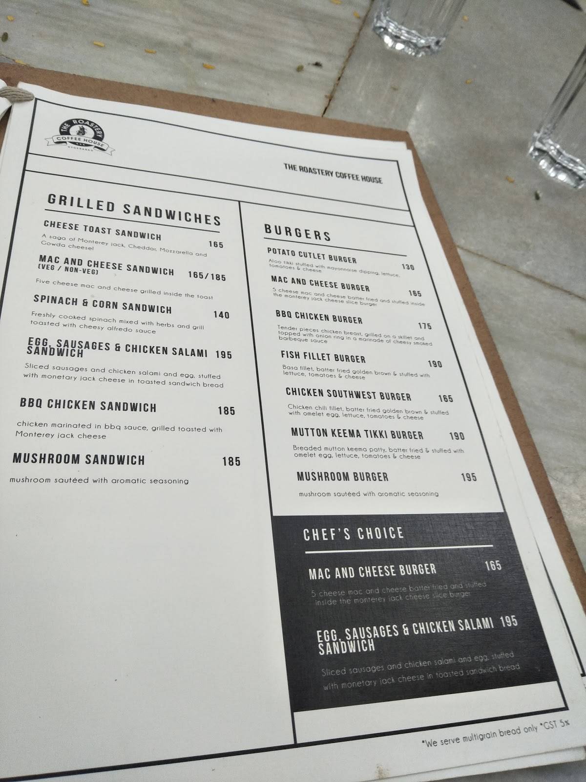 Menu at Roastery Coffee House ! Hyderabad, Hyderabad, 418