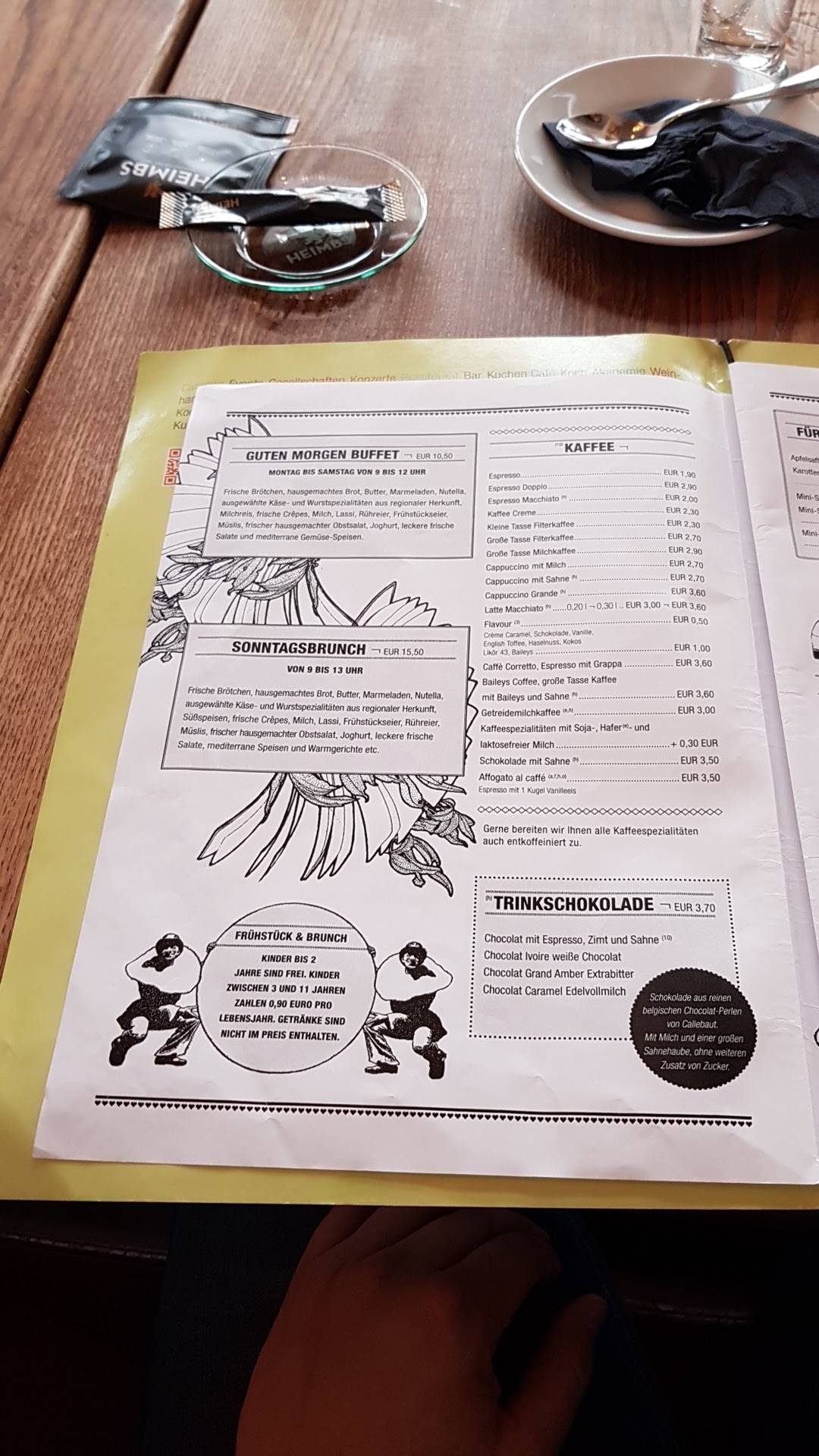 Speisekarte von IDEAL Café - Restaurant - Bar, Fulda