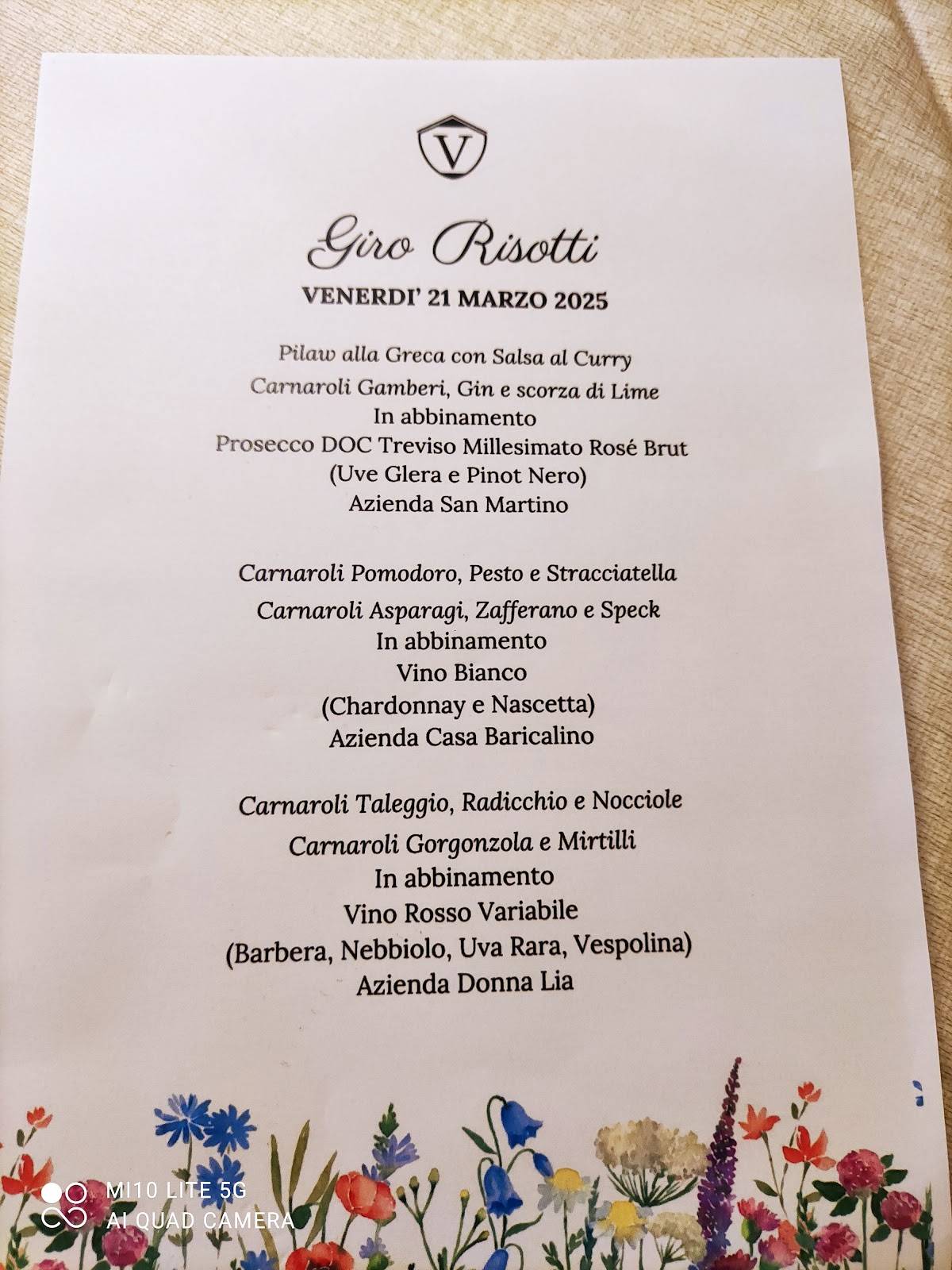 Menu at VIGNETO Ristorante, Gattinara