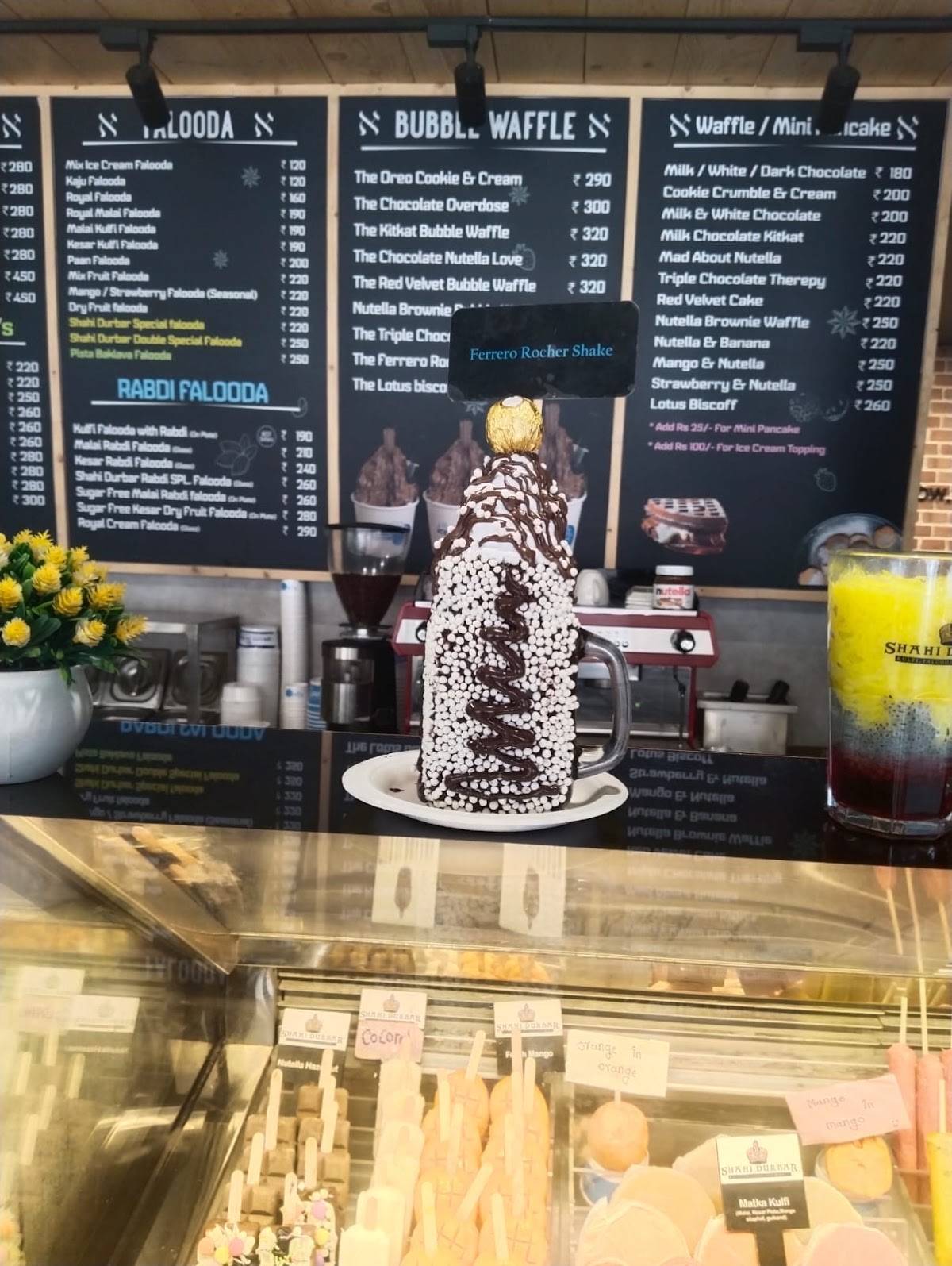 Menu at Ice Cream Factory Shahi Durbar, Nagpur