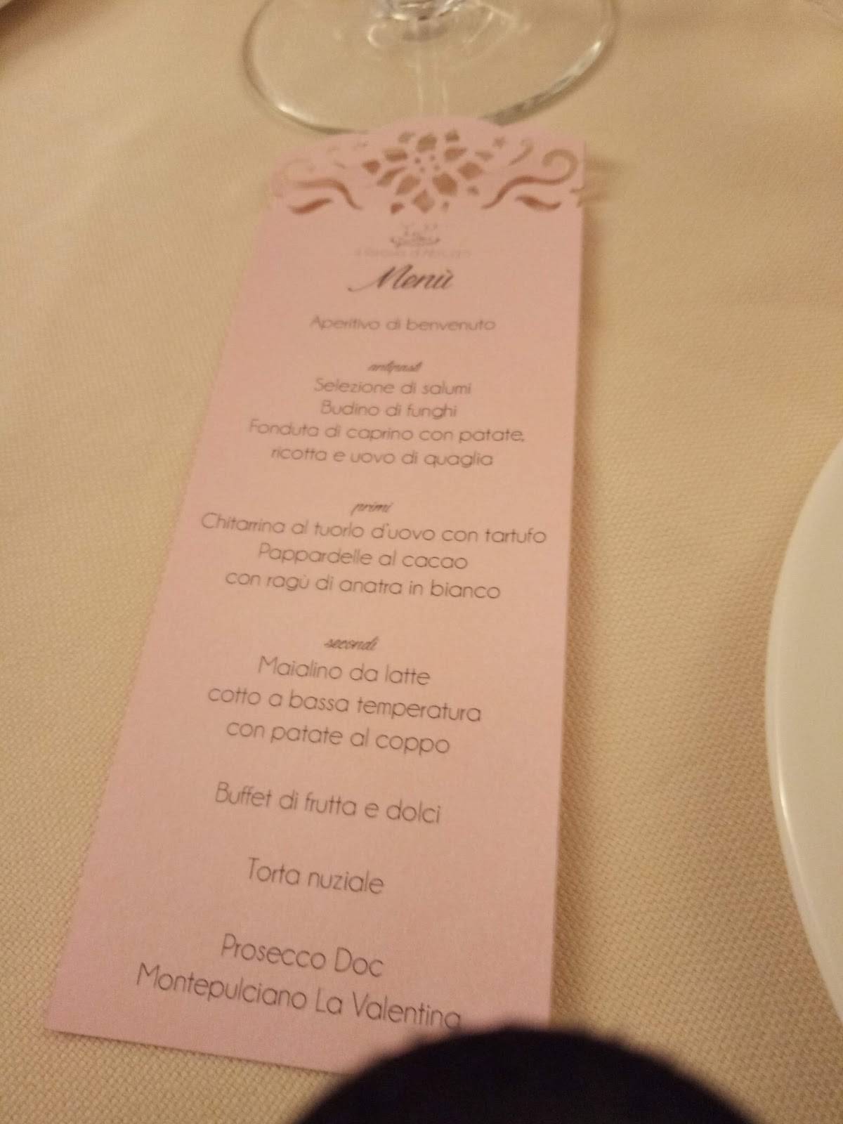 Menu da Ristorante Il Ritrovo D'Abruzzo, Montebello di Bertona