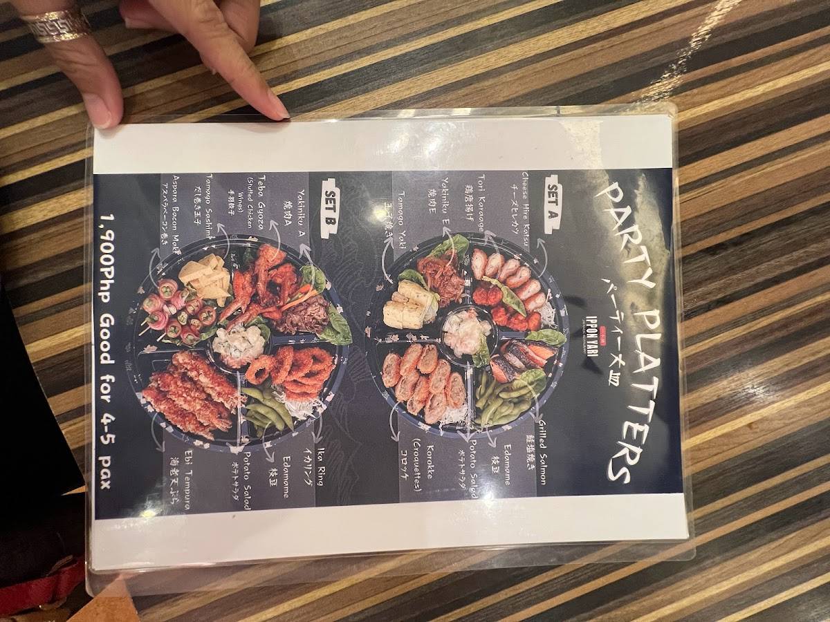 Menu at Ippon Yari - Calamba restaurant, Calamba, 335 Real Rd