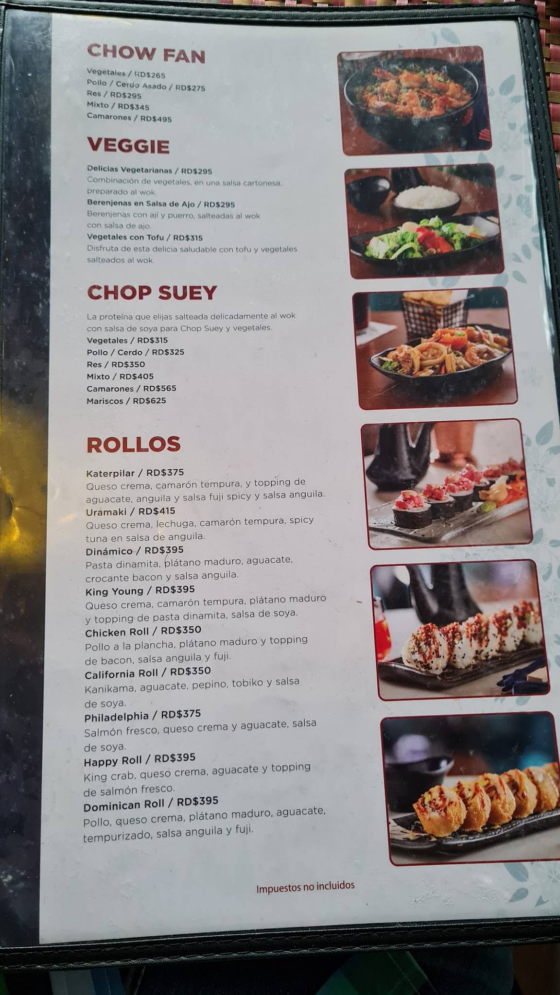 Carta de Jade Restaurant Naco, Santo Domingo, Av 27 de Febrero 236