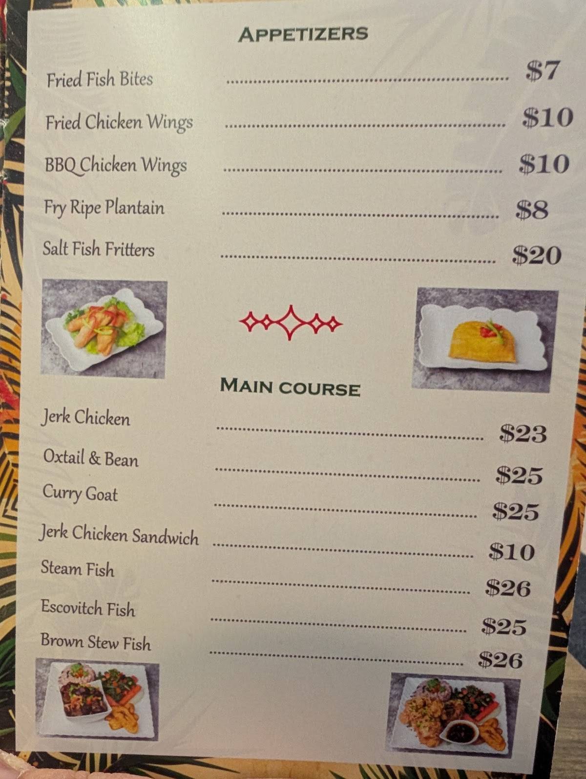 Menu at Jamaican Delight Cuisine Restaurant & Lounge, Edmonton