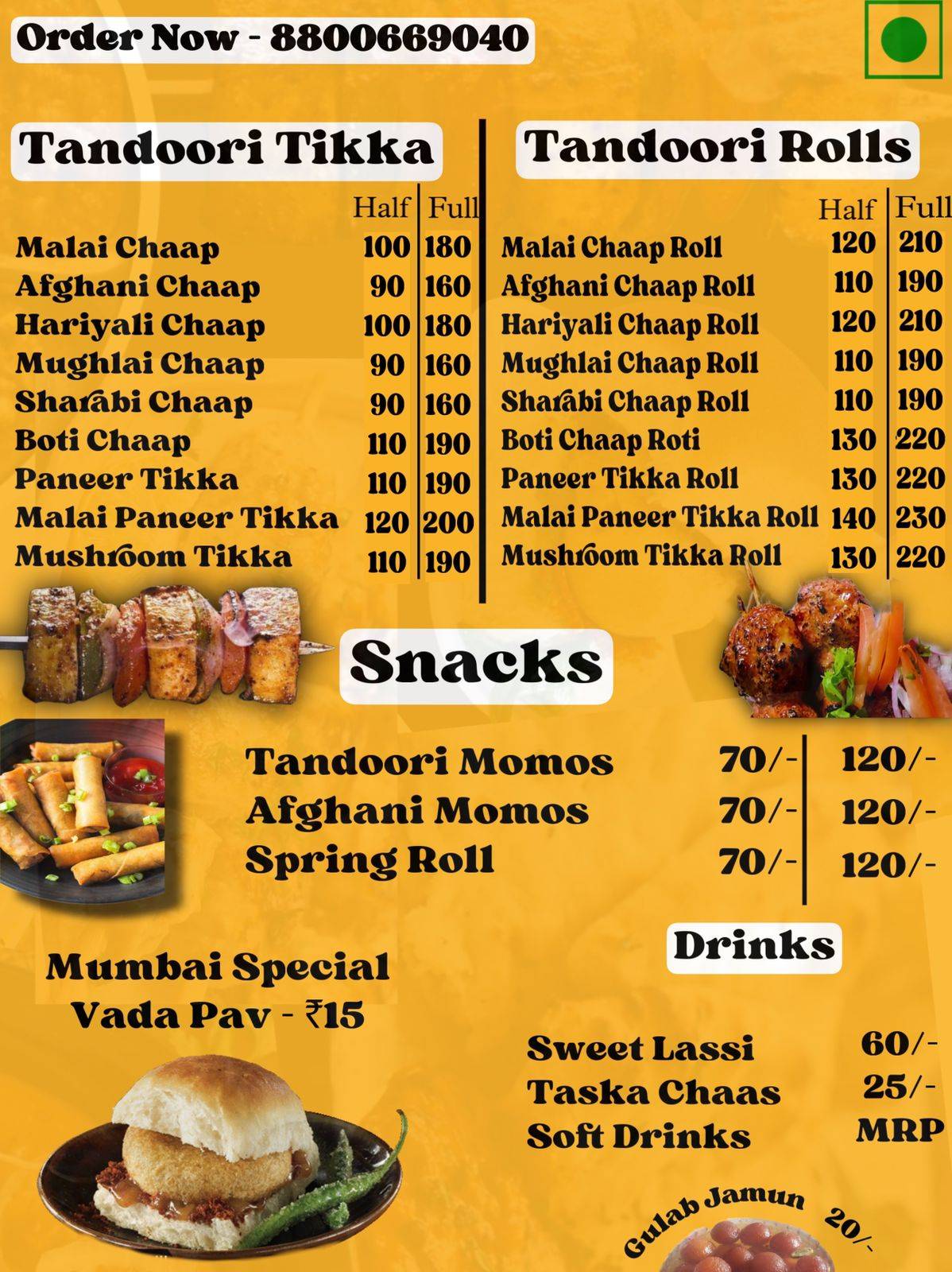 Menu at Janta Dhaba by PS FOODS - BEST NORTH INDIAN RESTAURANT, Delhi