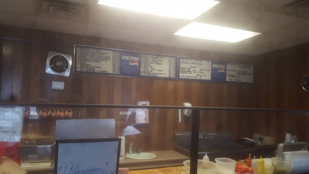 Menu at Jean's Super Subs restaurant, Grove City