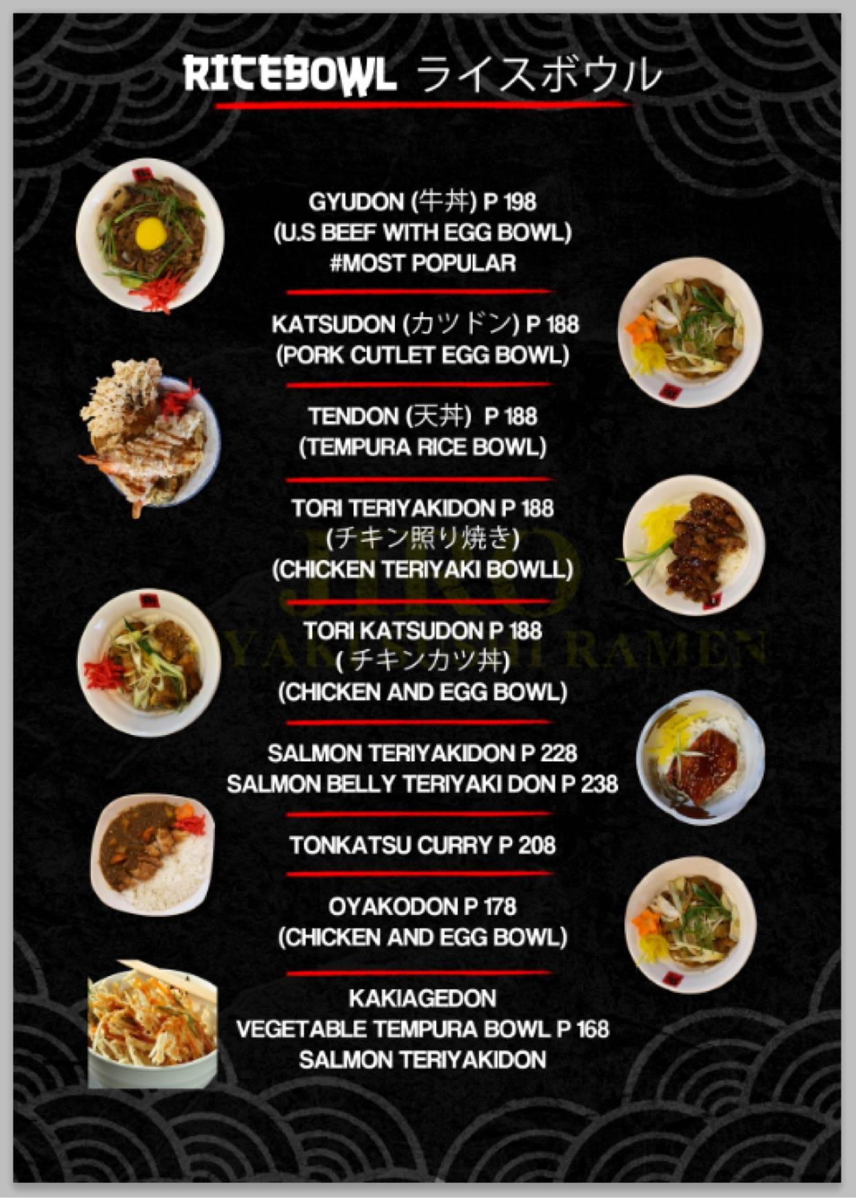 Menu at JIRO Sukiyaki Sushi Ramen Angeles City restaurant, Angeles ...