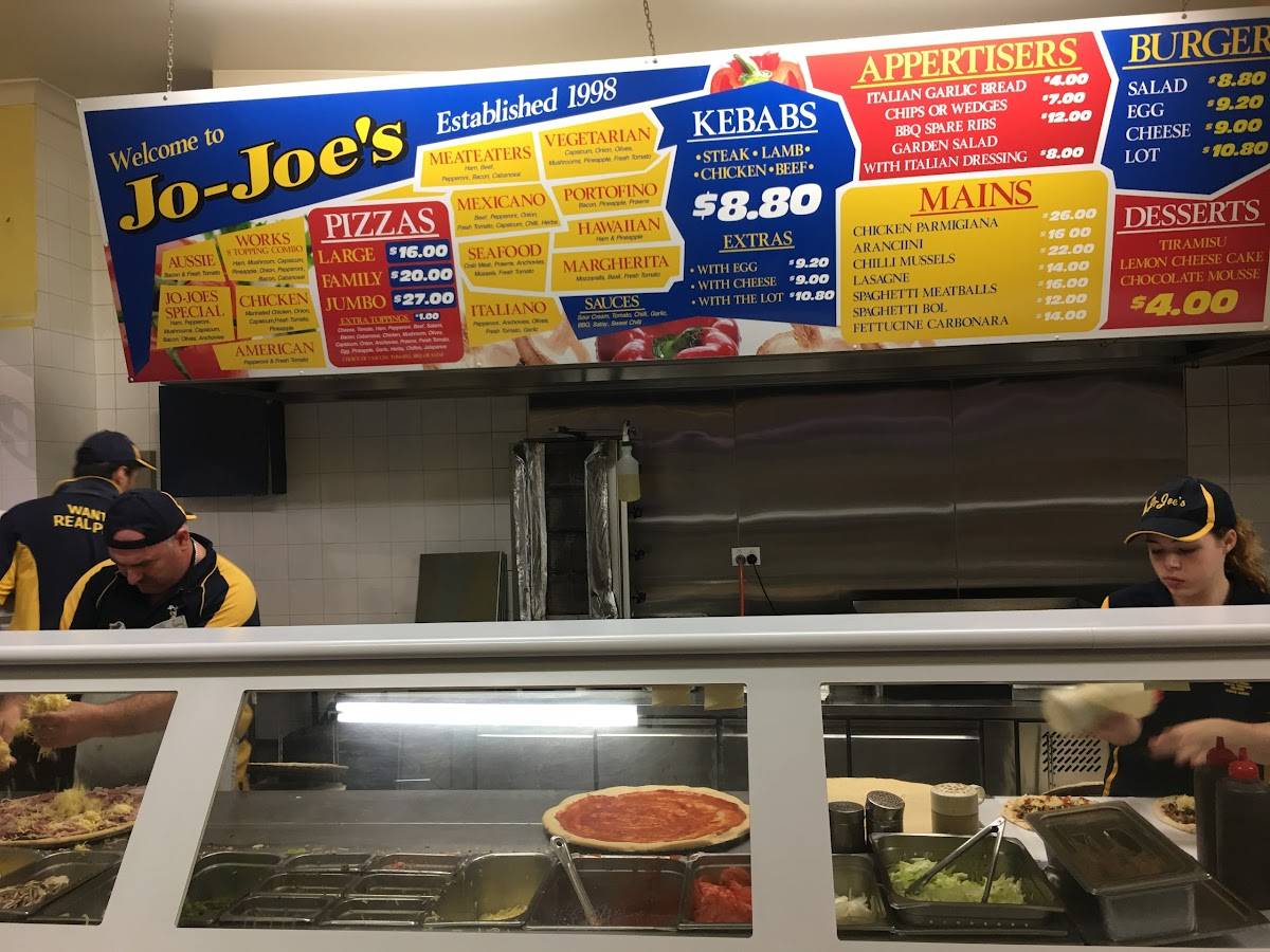 Menu at Jo-Joe's Dial-A-Pizza & Kebab restaurant, Albany