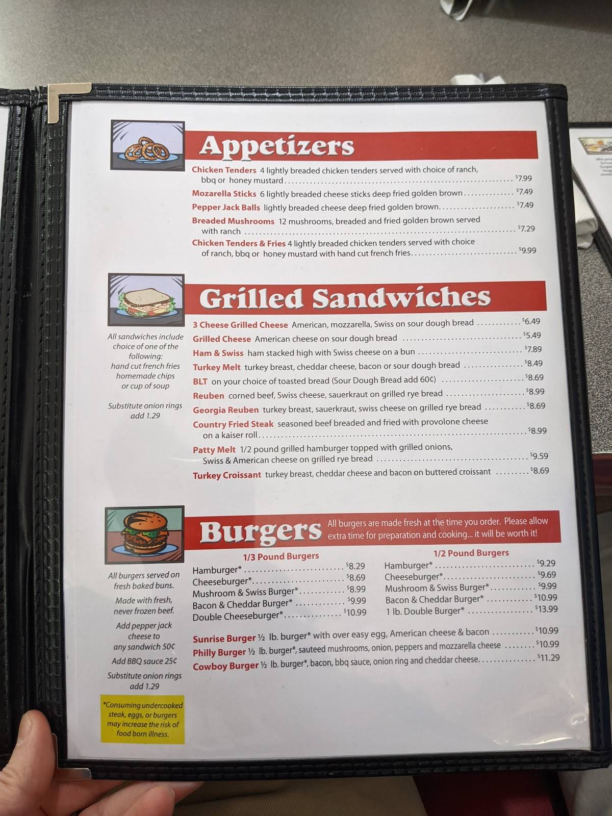 Menu at Jordan's Country Diner - Huron, OH restaurant, Huron
