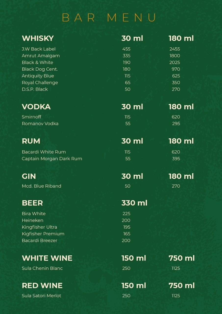 Menu at KAPPA Diner Bar & Restaurant, Mumbai