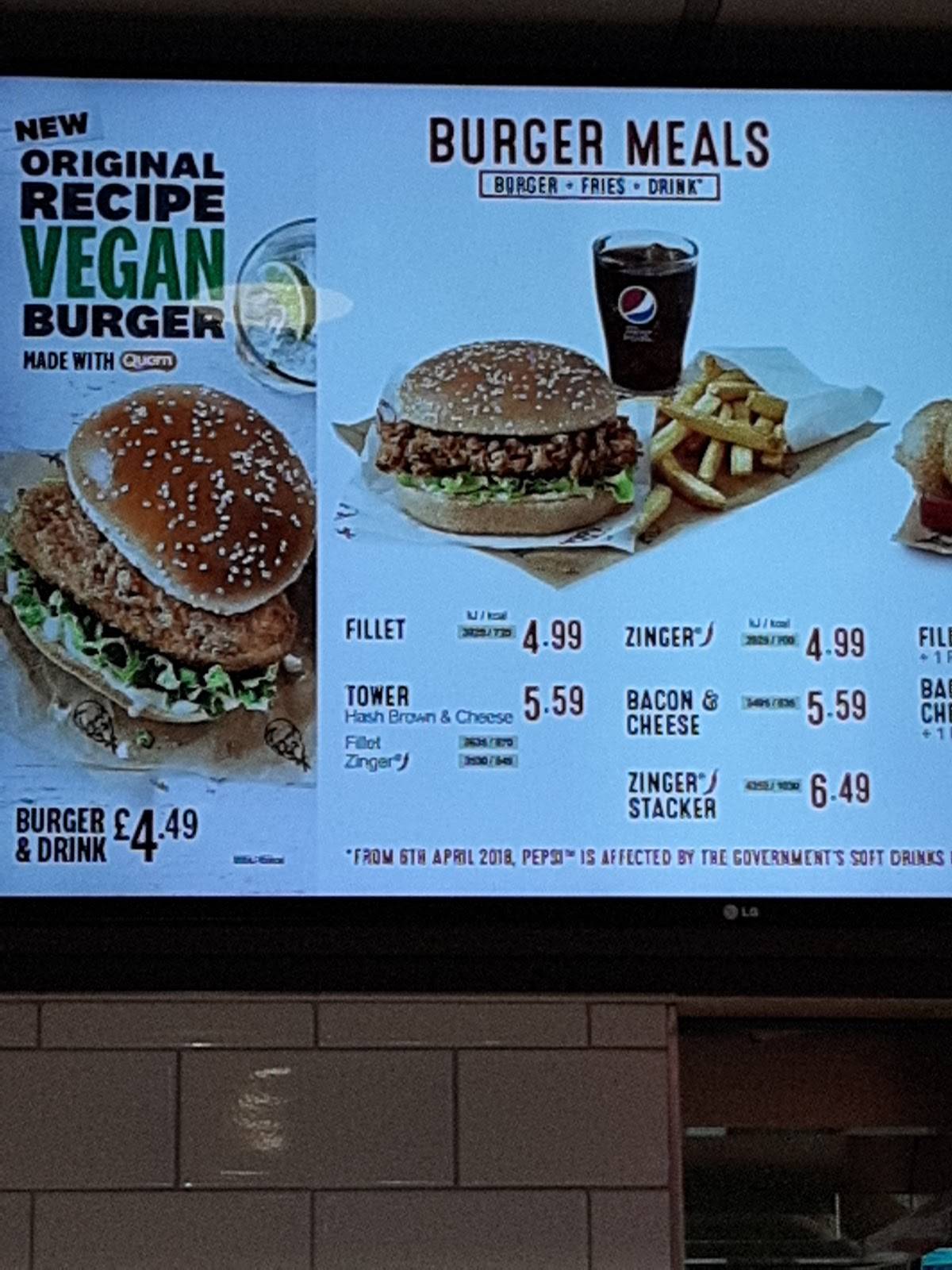 Menu at KFC Northampton - Nene Park Sixfields restaurant, Northampton ...