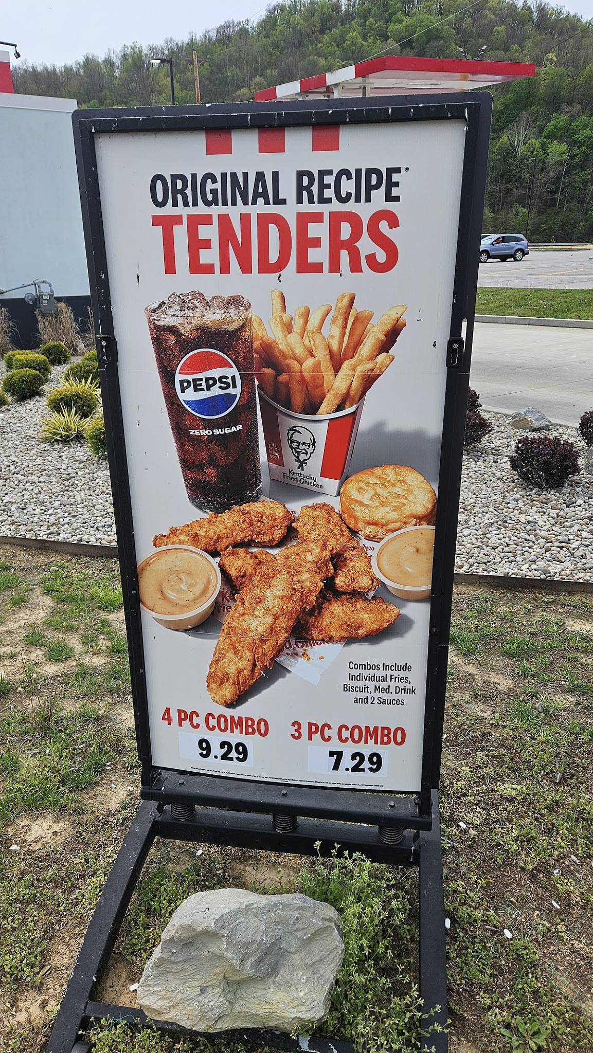 Carta de comida rápida KFC, Elkview