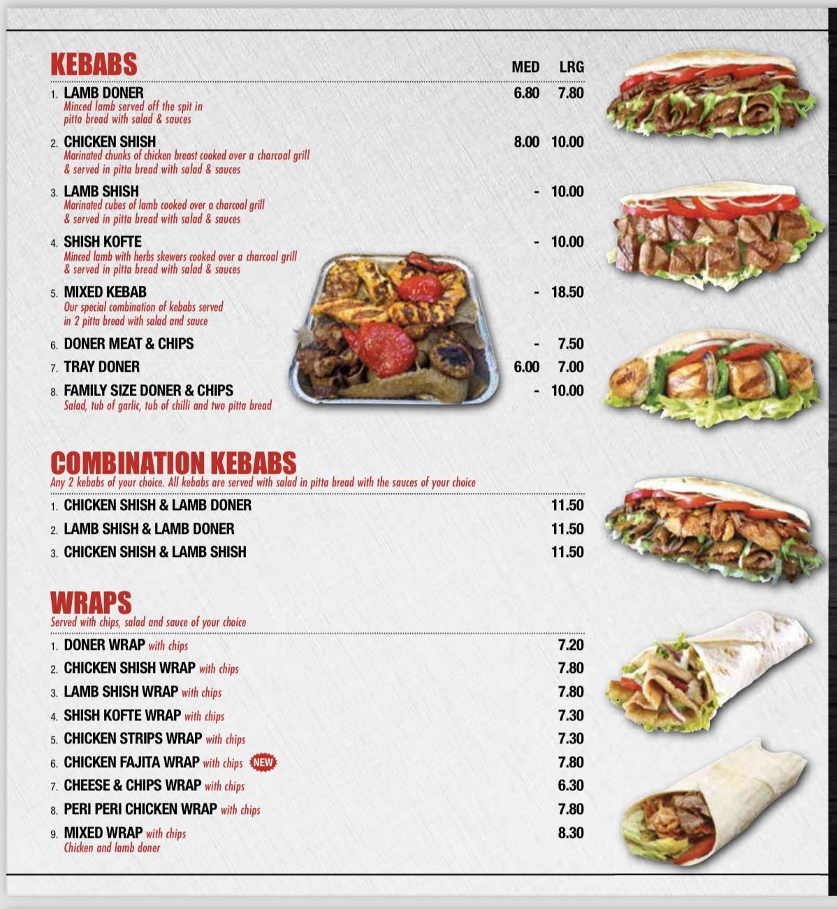 Menu at KINGSWOOD PIZZA pizzeria, Hull