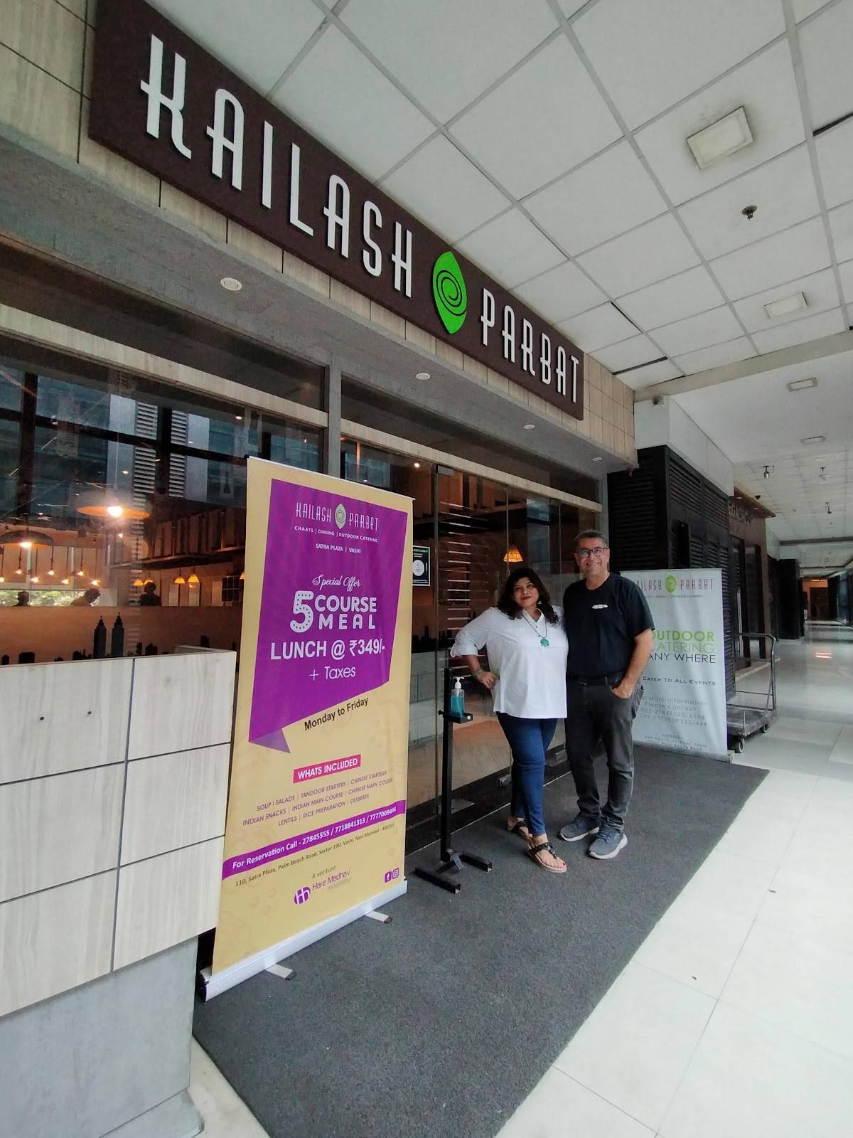Menu at Kailash Parbat, Navi Mumbai, Unit No.110