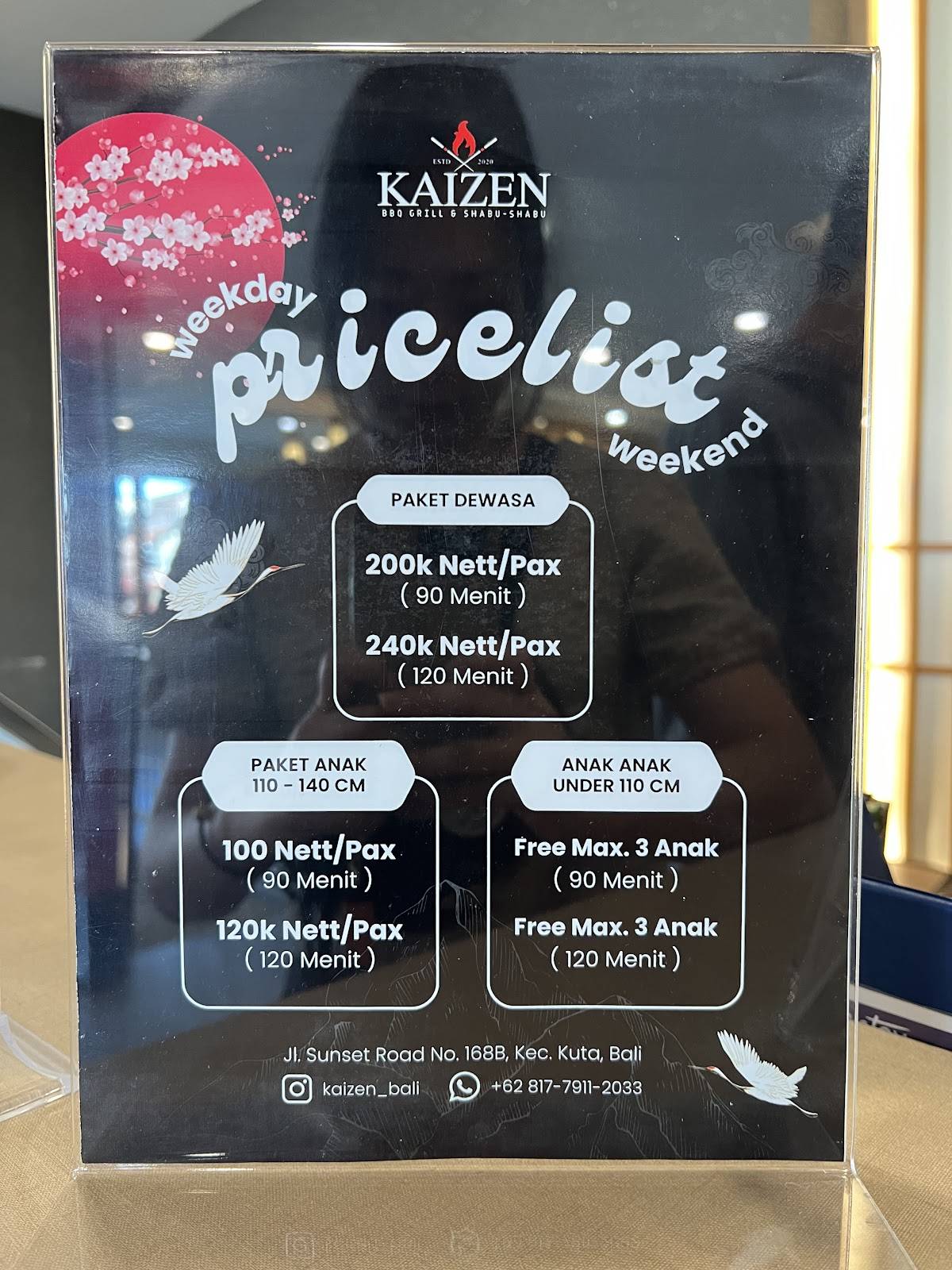 Menu at Kaizen All You Can Eat BBQ Grill & Shabu shabu Bali, Mengwi